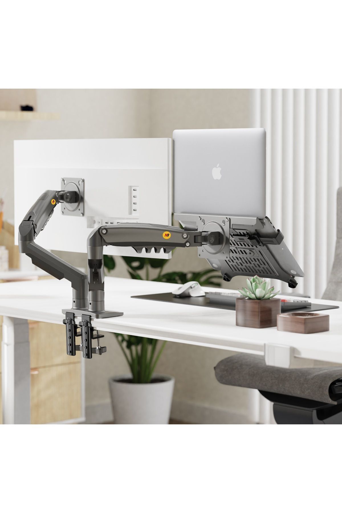 Ergoflex North Bayou Nb F160-fp Çift Kol 17-27 " Monitör Tutucu Ve ...