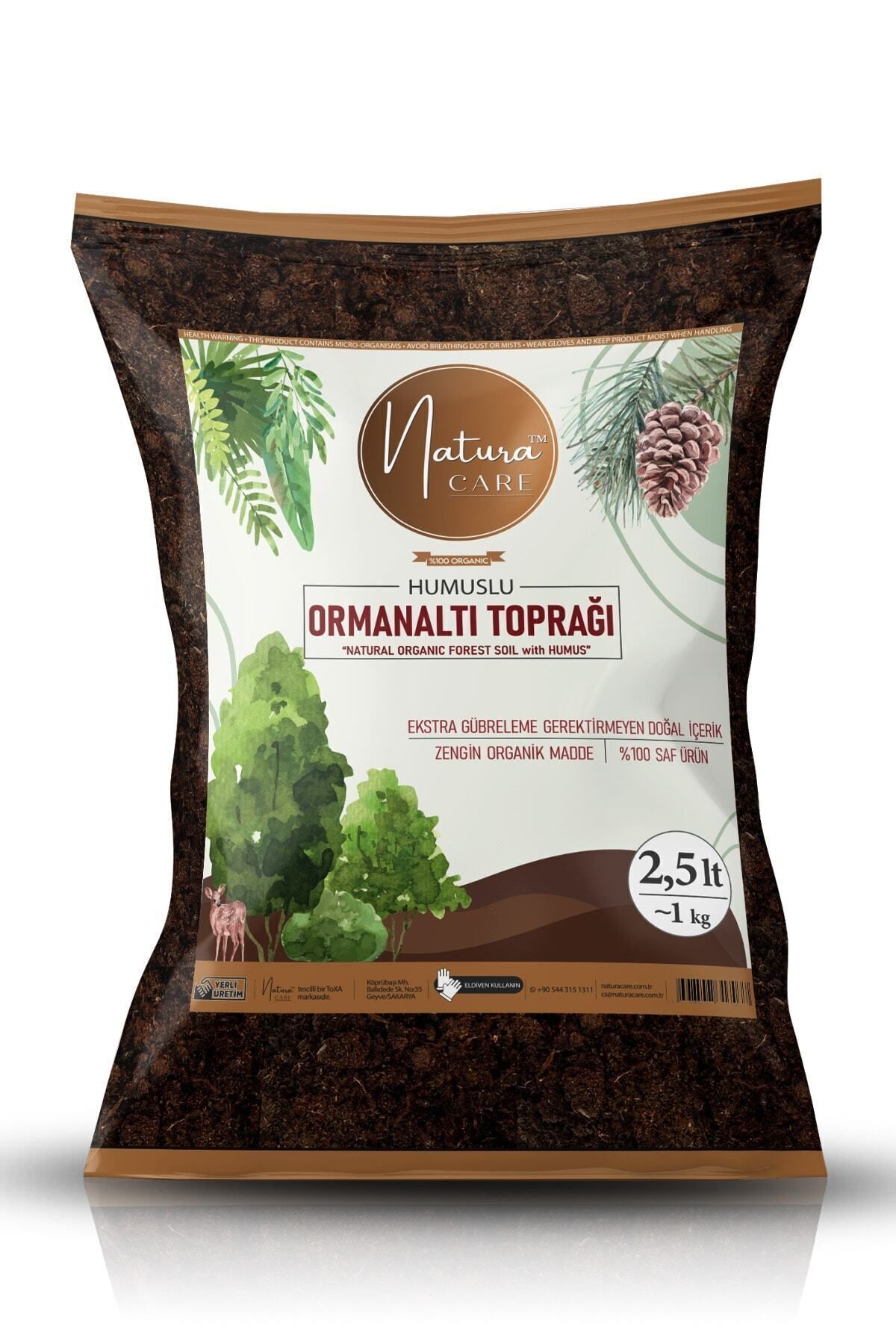 Natura Care Ormanaltı Toprağı Organik Humus Içerikli Orman Altı Humuslu ...