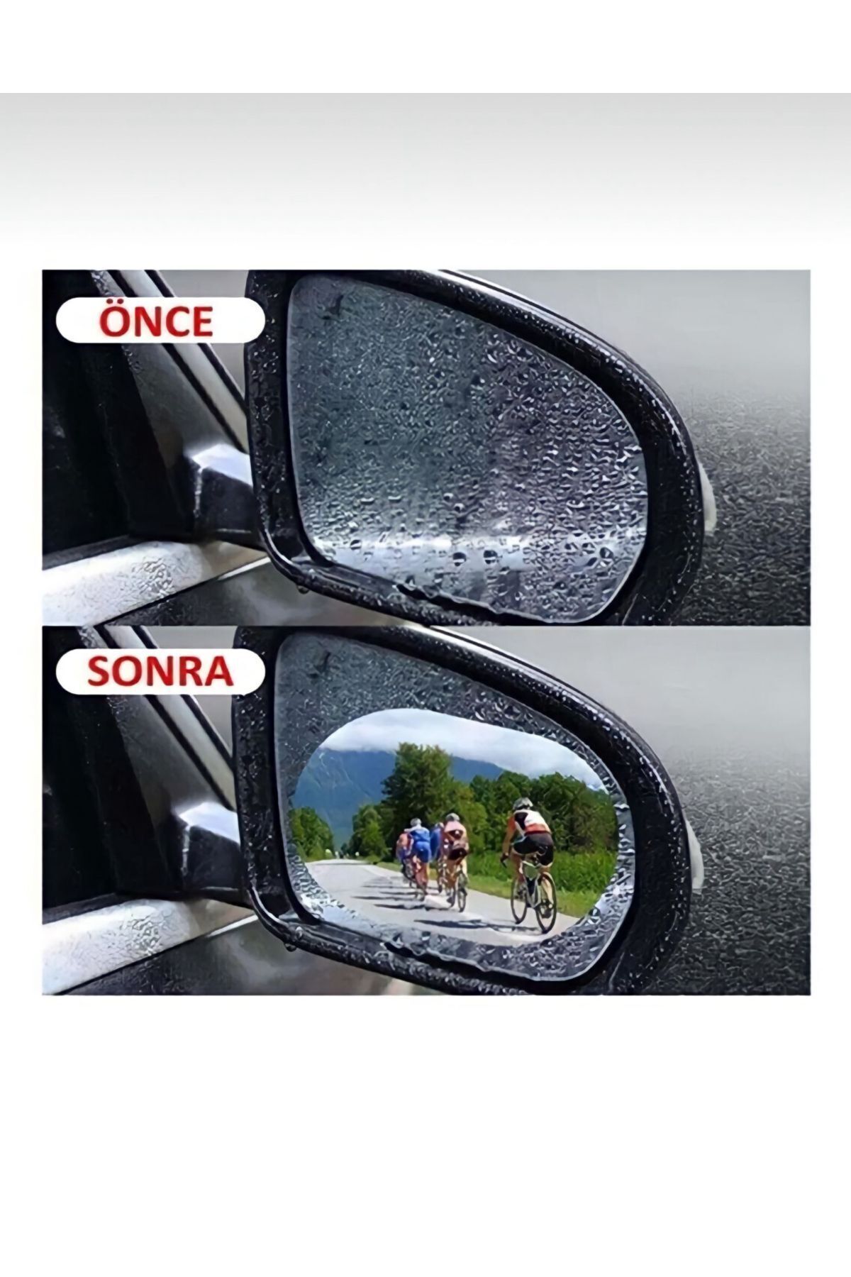Mi-ÇA HOME Araç Dikiz Aynası Yağmur Kaydırıcı Film Oto Dış Ayna Buğu ...