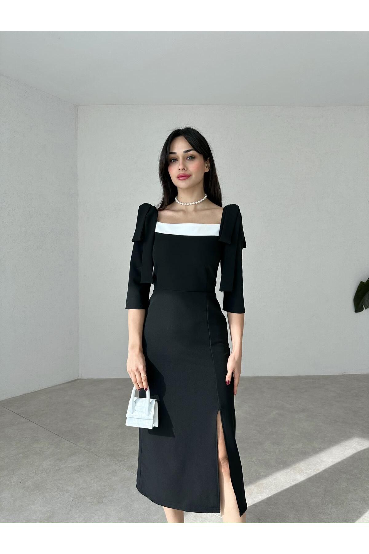 MAMMY SİYAH ELBİSE KADIN ELBİSESİ - Fiyatı, Yorumları