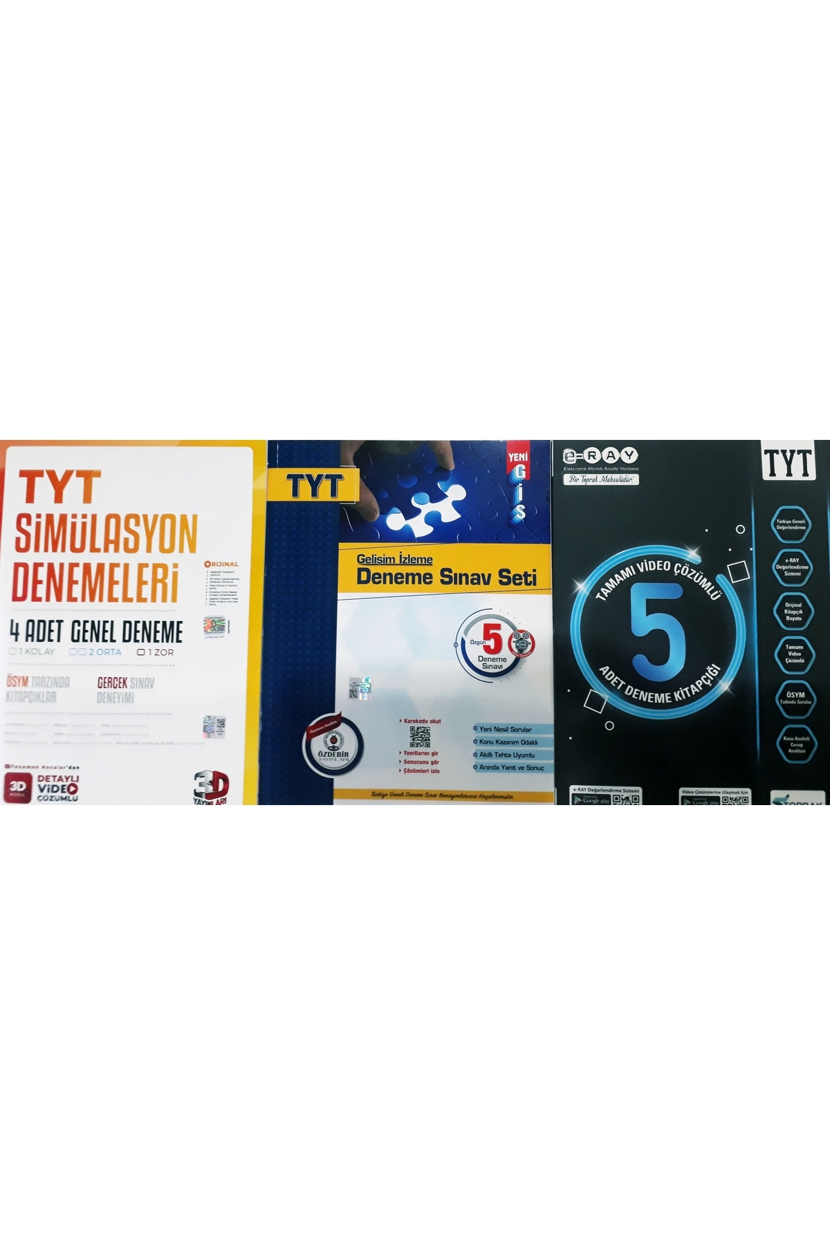 3D Yayınları 2025 Tyt Genel Deneme Seti 3d Özdebir Toprak Yayınları 3 Kitap Fiyatı, Yorumları ...