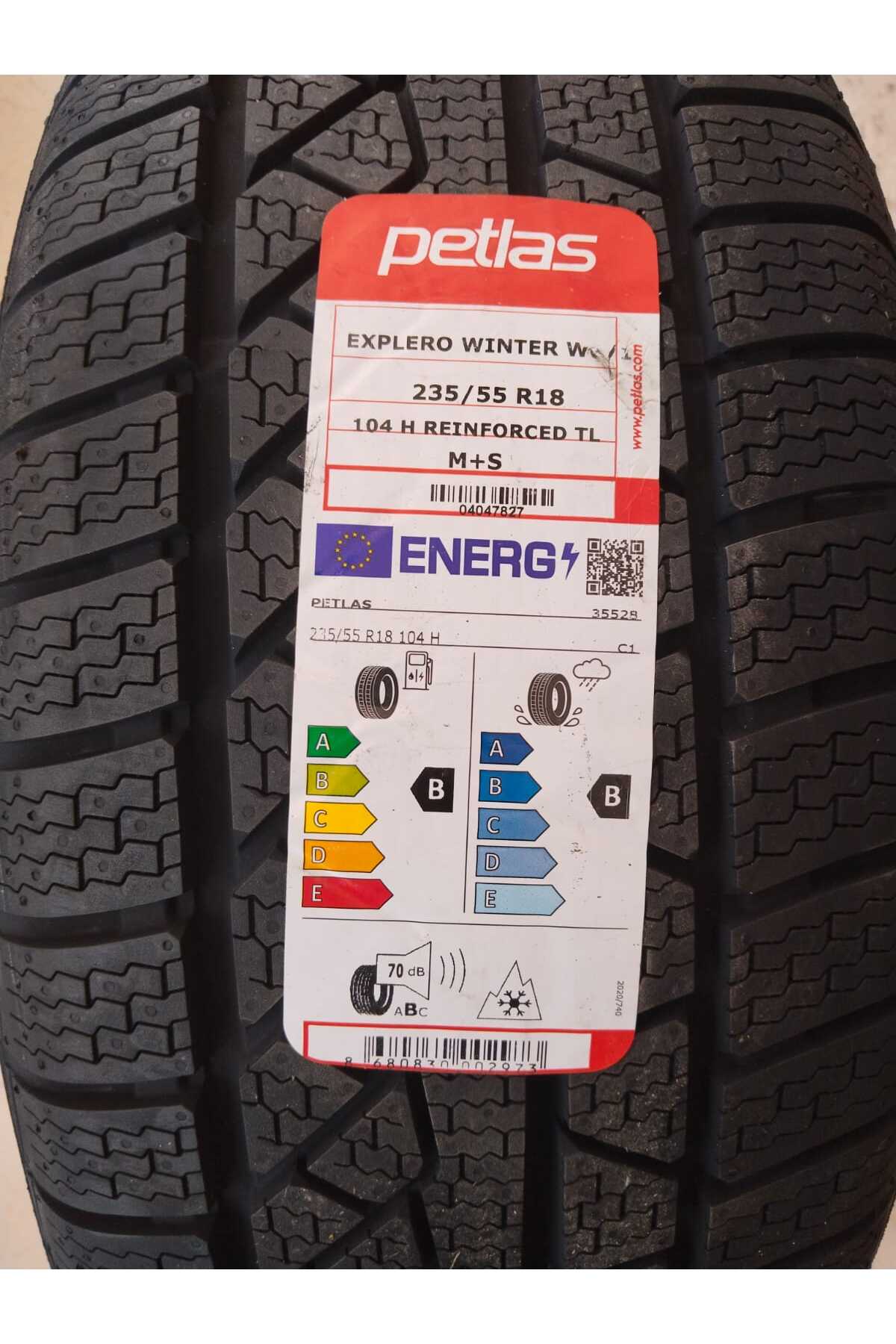 Petlas 235/55 R18 TL 104H REINF. EXPLERO WINTER W671 PETLAS SUV KIŞ ...