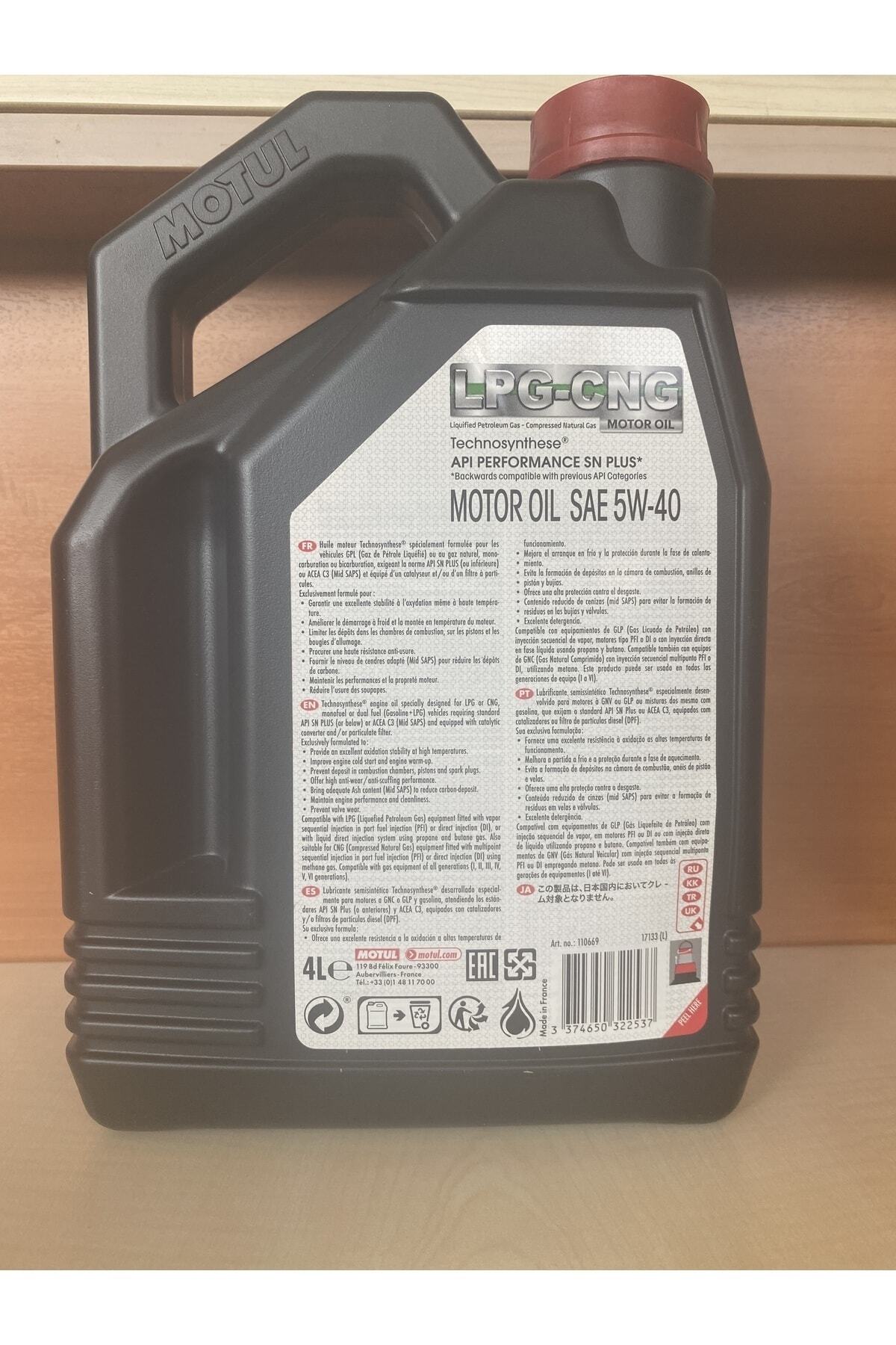 Motul Lpg-cng Sae 5w-40 4lt - Fiyatı, Yorumları