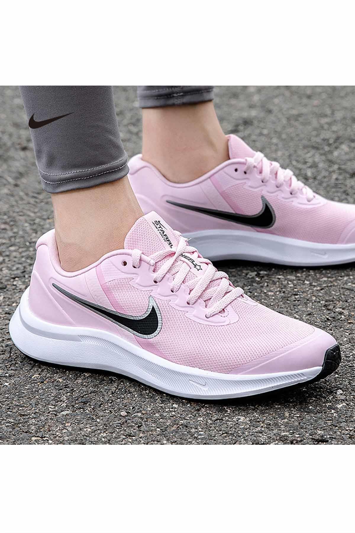 Nike Star Runner 3 (GS) Kadın Yürüyüş Koşu Ayakkabı Da2776-601-pembe ...