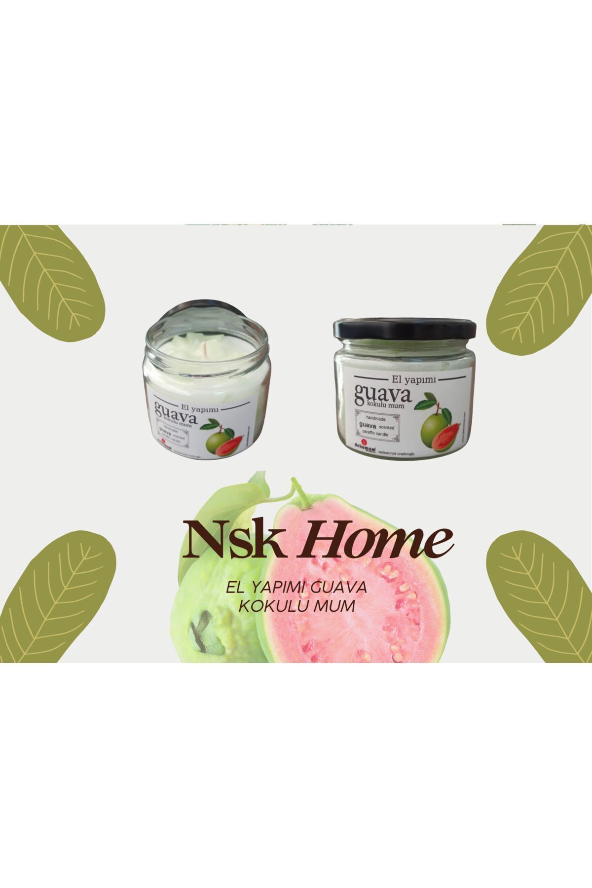 NSK HOME Tamamen Doğal El Yapımı Kokulu -kavanozlu Mum 330 Cc Fiyatı, Yorumları - Trendyol