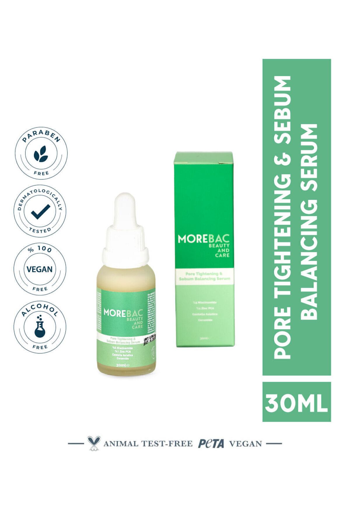 MOREBAC Pore Tightening & Sebum Balancing Serum 30 ml - Fiyatı, Yorumları