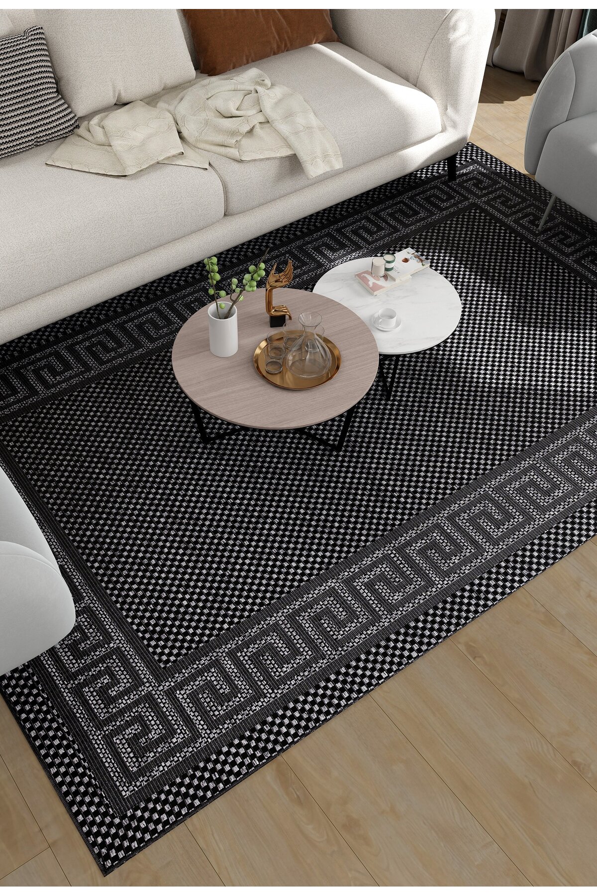 Buhalı Bh Buhalı Dark 02 Sisal Siyah Salon Yatak Odası Dış Mekan Makine ...