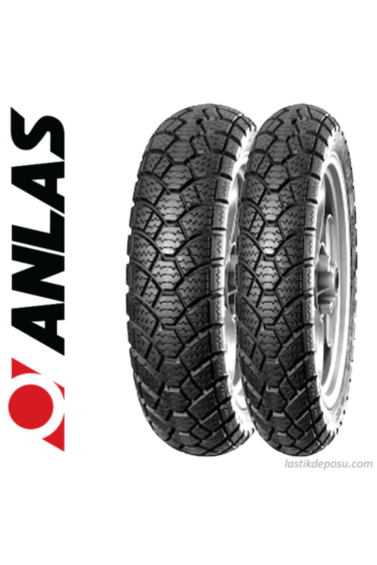 Anlas Set 90/90-17 ve 110/80-17 SC500 Winter Grip-2 Ön Arka Kış ...