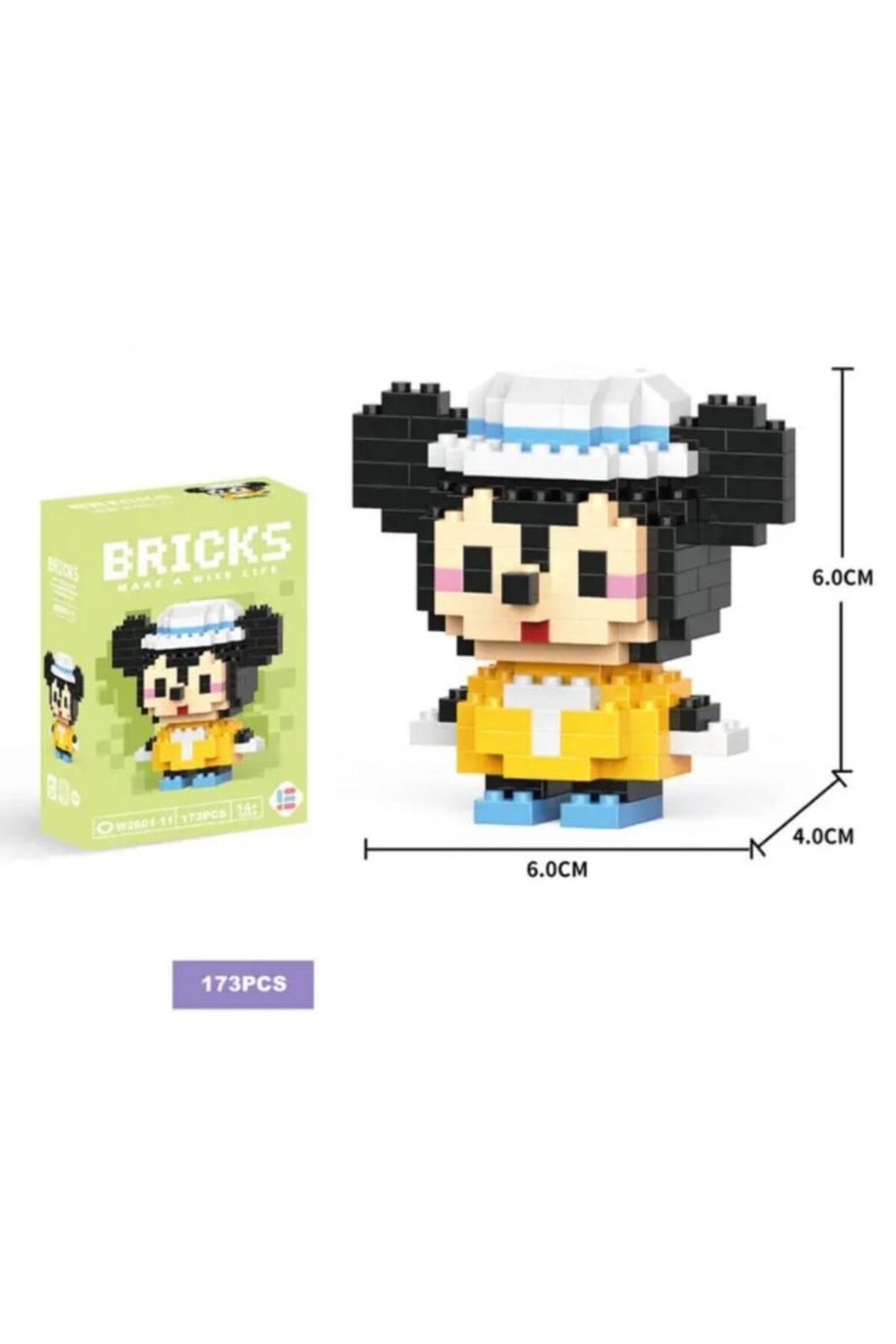Bricks Disney Mickey Mouse 3D Puzzle Yapboz Fiyatı, Yorumları - Trendyol