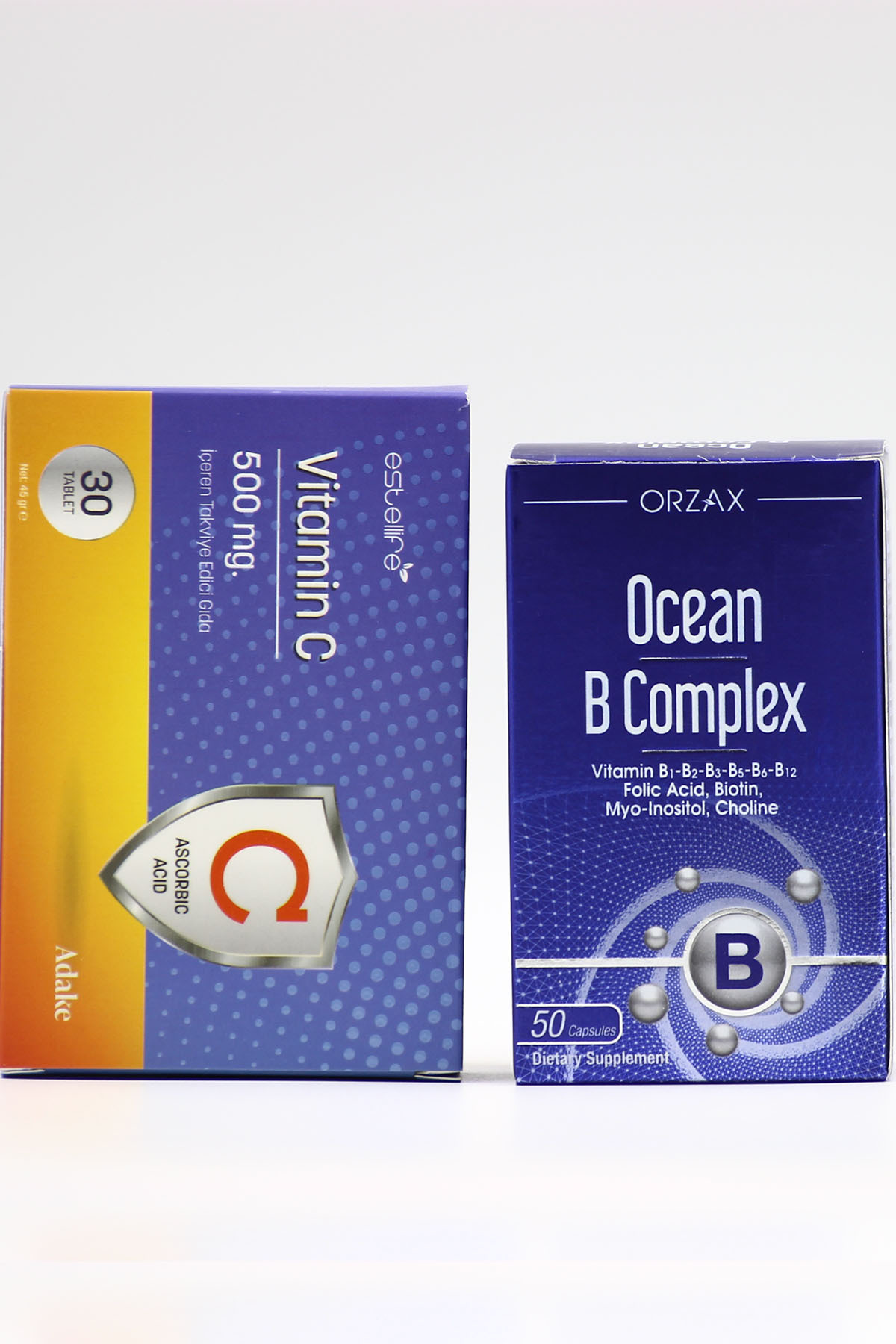 Orzax Ocean B Complex 50 Kapsül Estellife Vitamin C500mg 30TB Fiyatı ...