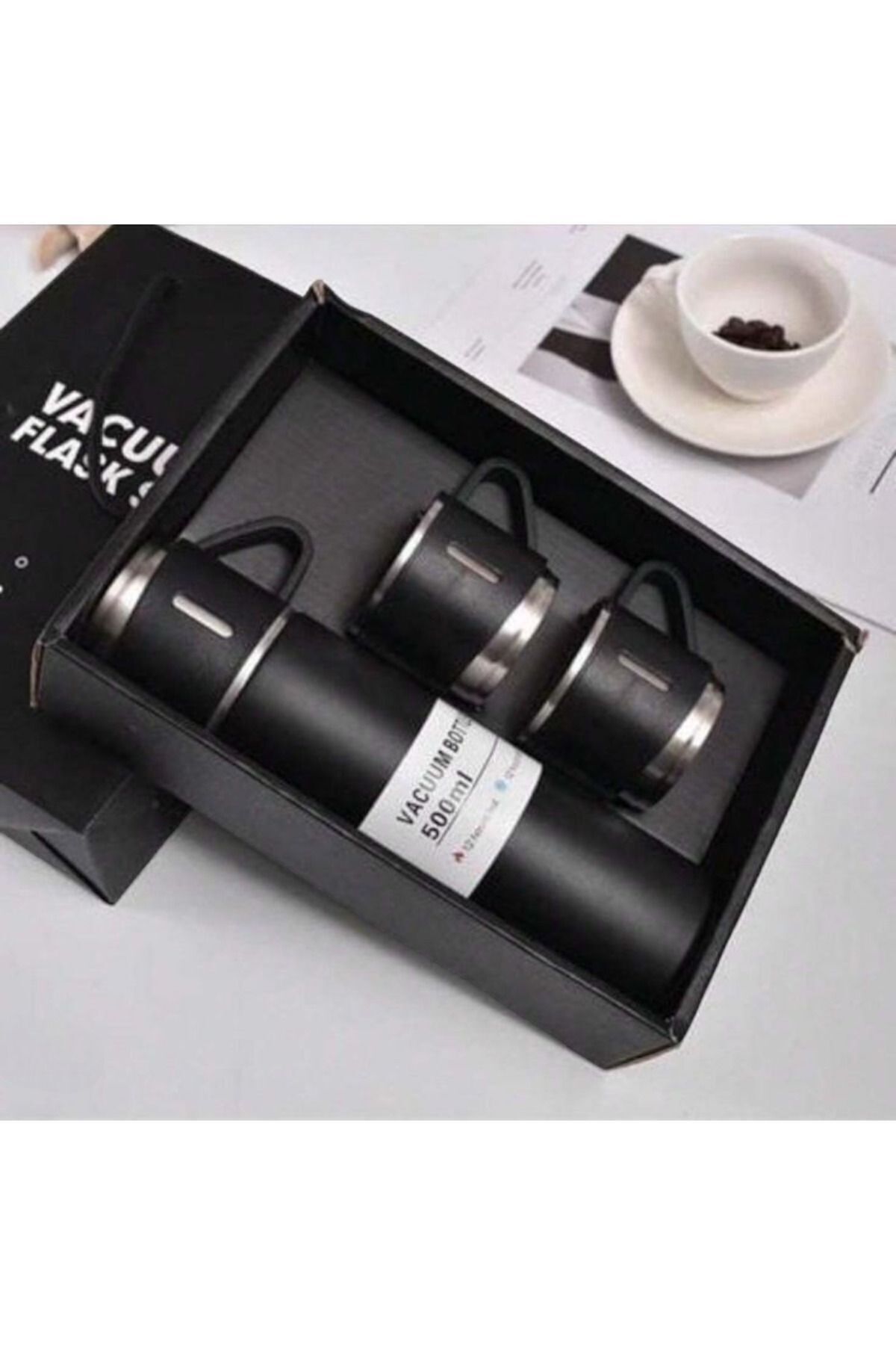 AKILLI AKSESUAR Termos Fincan Seti Vakumlu Kamp Seti 12 Saat Sıcak 12 ...