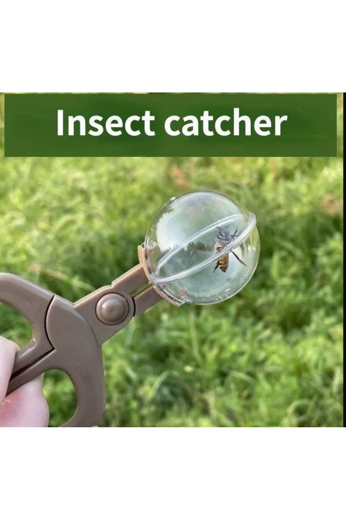 SYNOPE El Değdirmeden Temassız Şeffaf Böcek Yakalama Aleti Aparatı ...