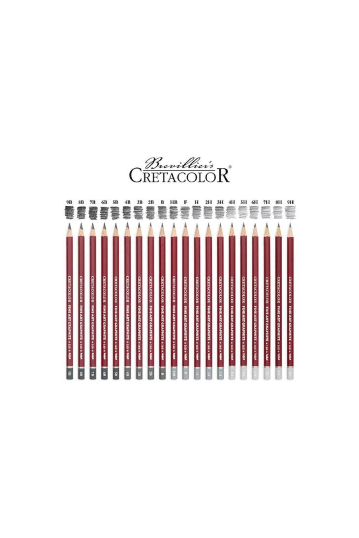 CretaColor Cleos Fine Art Graphite Pencils 9b (dereceli Çizim Ve Grafit ...