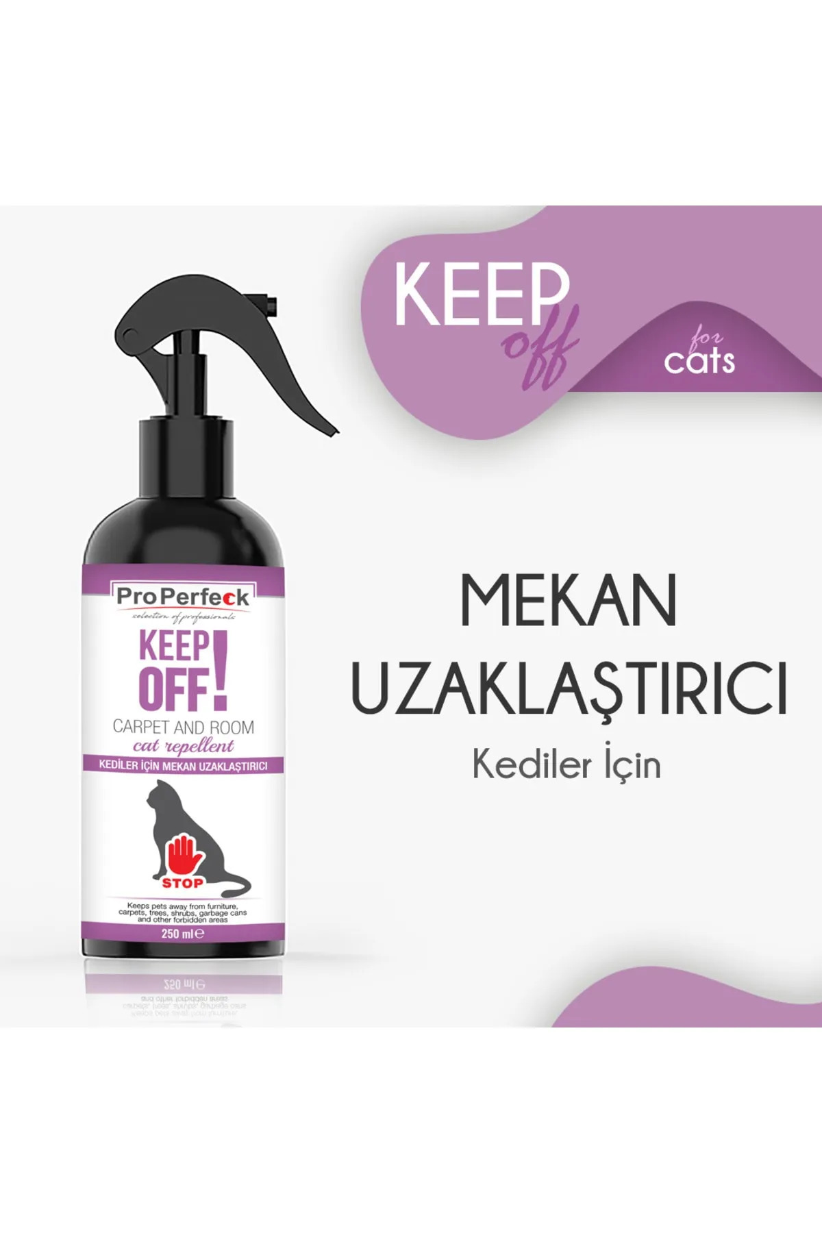 pro perfeck Keep Off Kedi Uzaklaştırıcı Iç Mekan Sprey Alan Kısıtlıyıcı ...