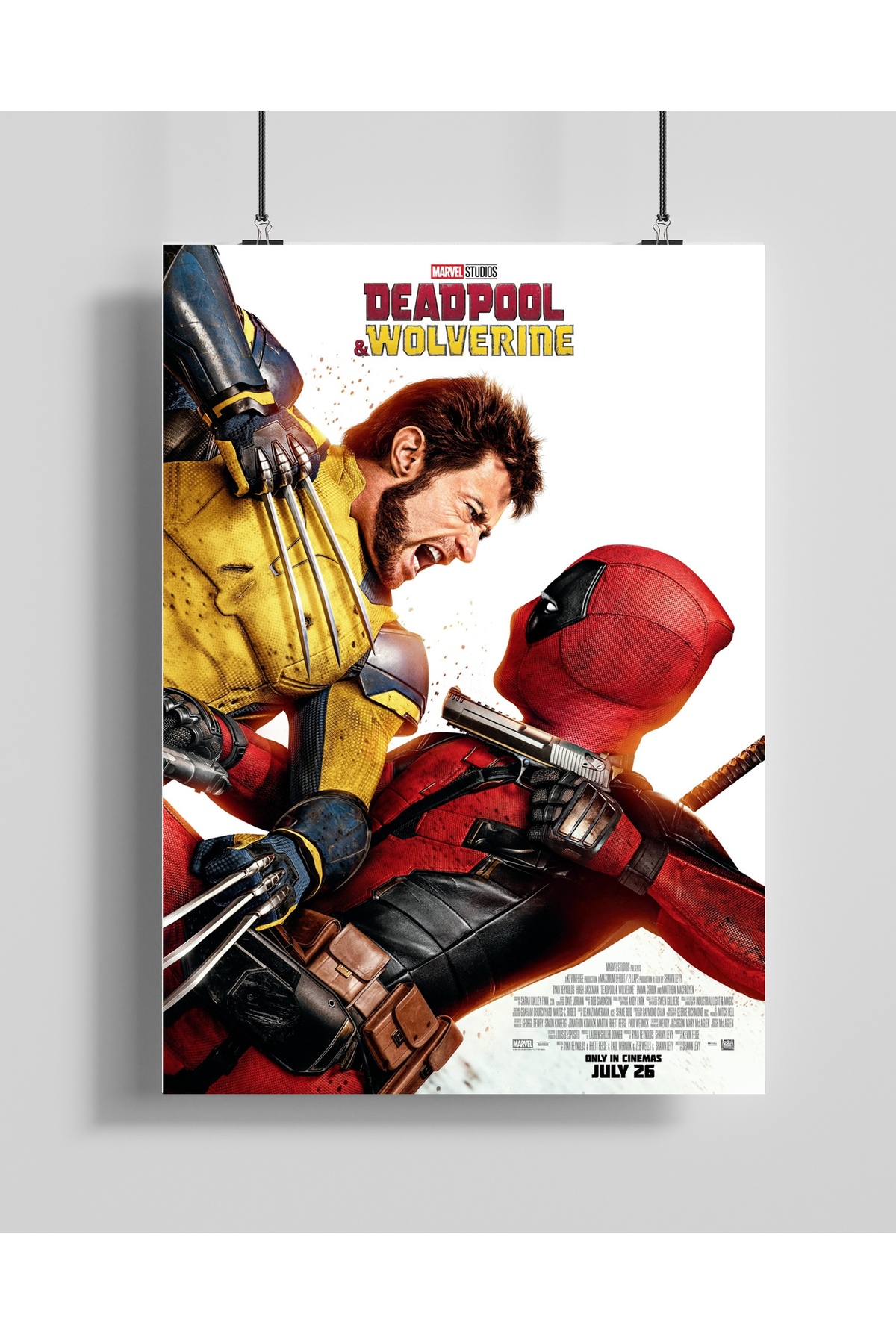 Poster City Deadpool & Wolverine Dizi Film Posteri - Çerçevesiz Parlak ...