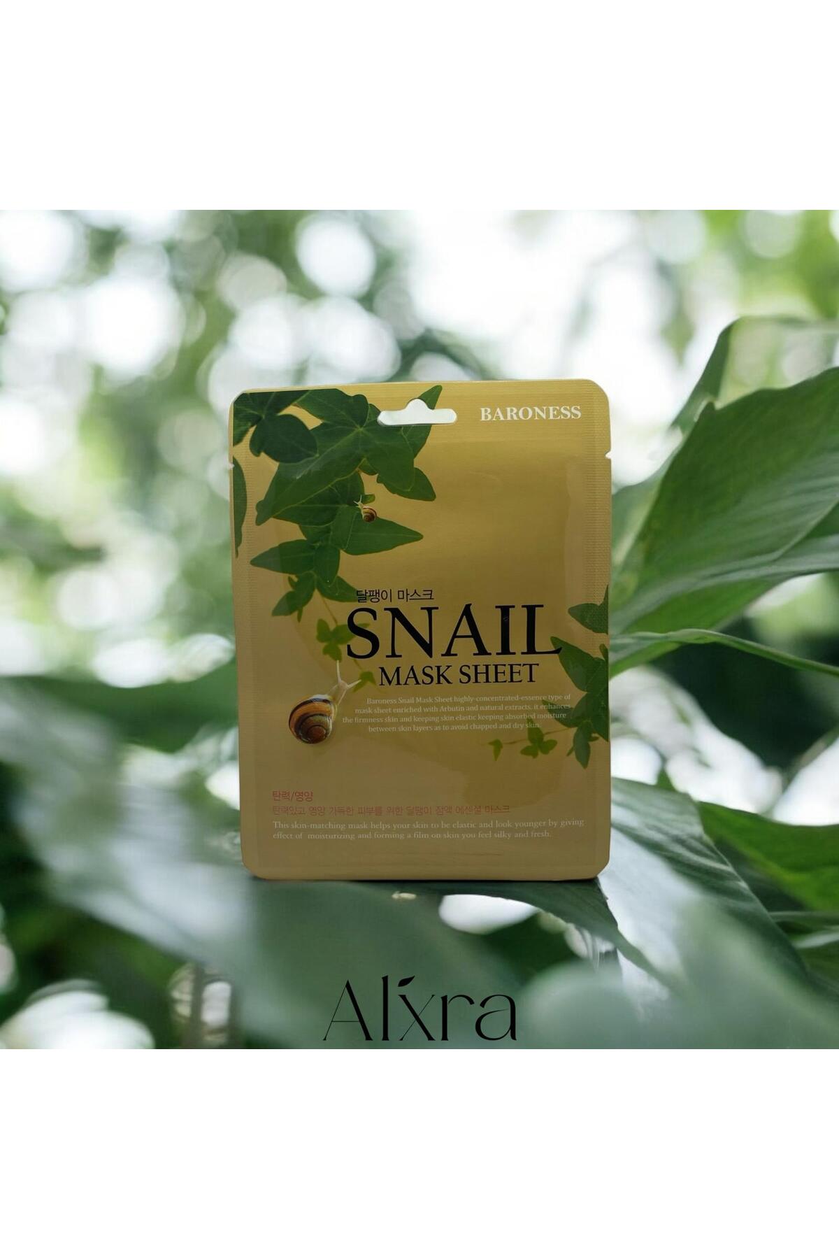 Baroness SNAIL MASK SHEET SALYANGOZ ÖZLÜ KAĞIT MASKE (5 ADET) - Fiyatı ...