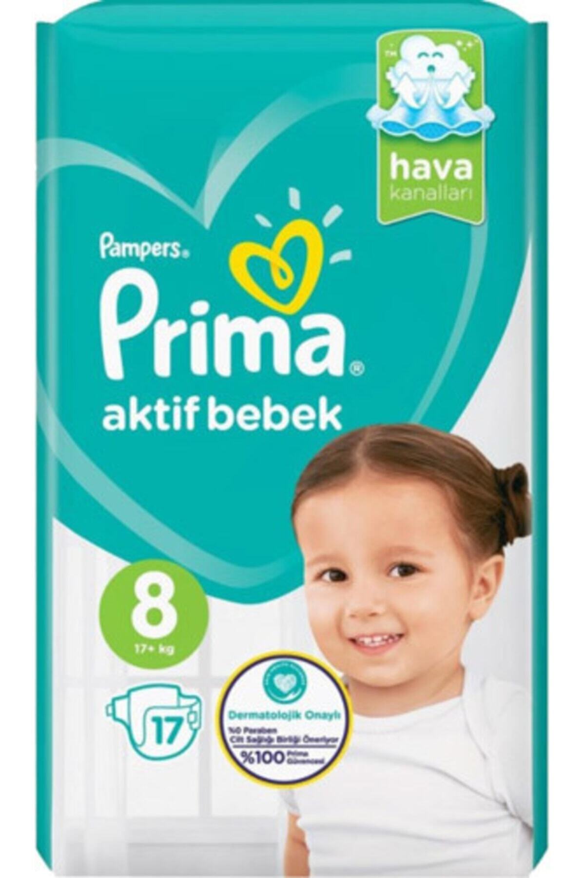 Prima Aktif Bebek 8 Numara 17'li Bebek Bezi Fiyatı, Yorumları - Trendyol