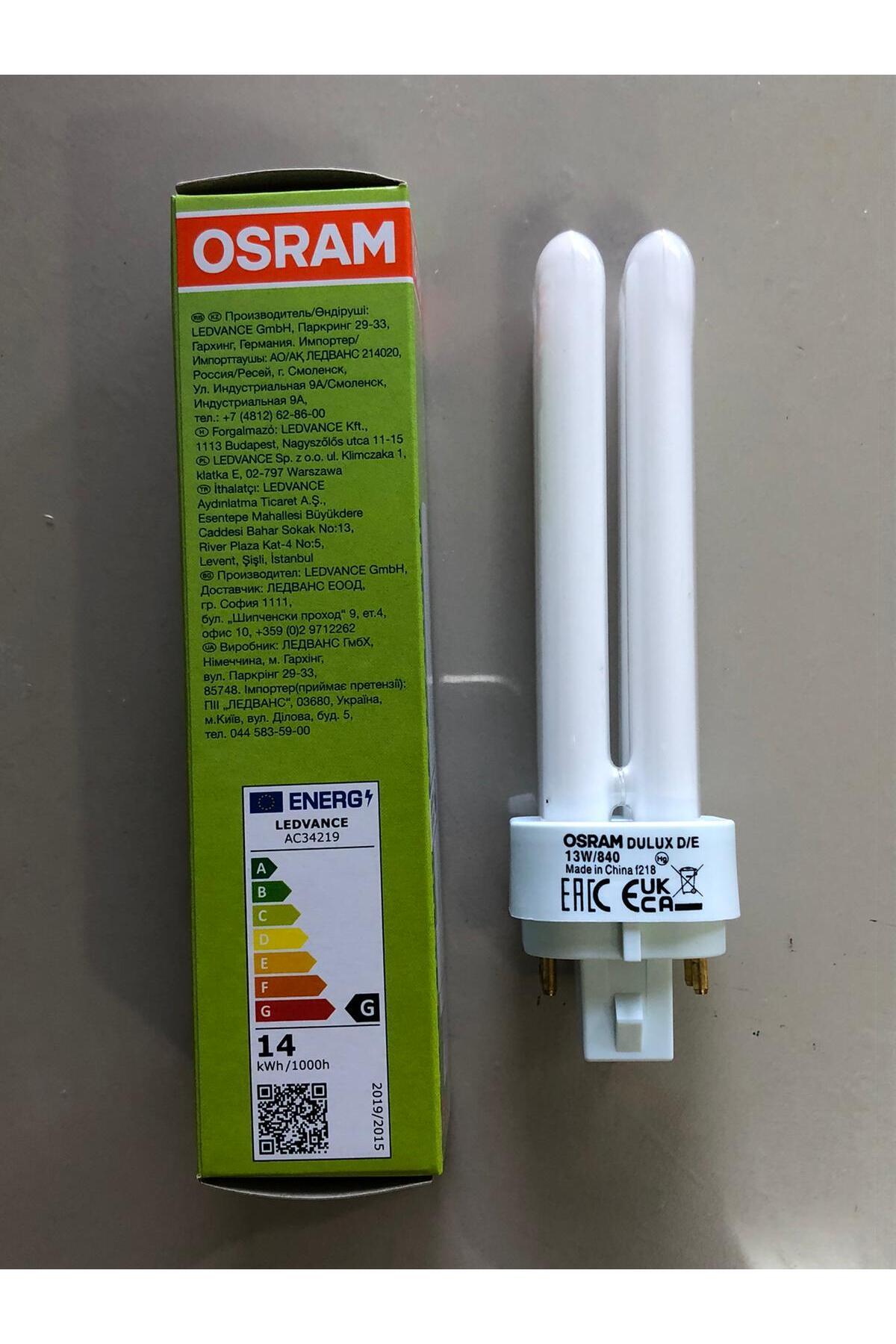 Osram 3 ADET OSRAM PLC 13W/840 4PİNLİ 870 LÜMEN 4000 KELVİN GÜNIŞIĞI - Fiyatı, Yorumları
