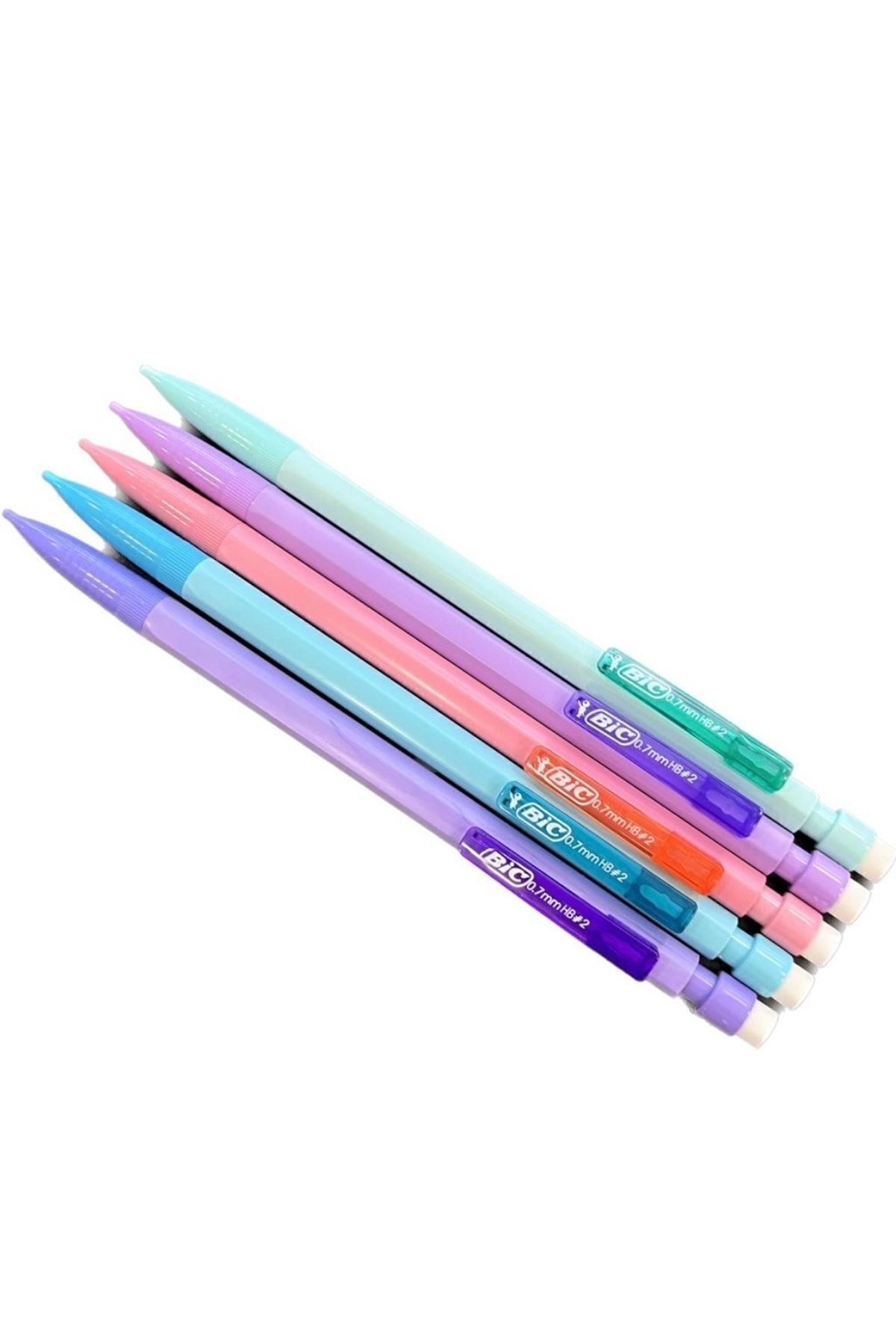 Bic Matic Pastel Colors 0.7 Tip Mechanical Press Versatile Pen in a Special Pack of 5 - Trendyol