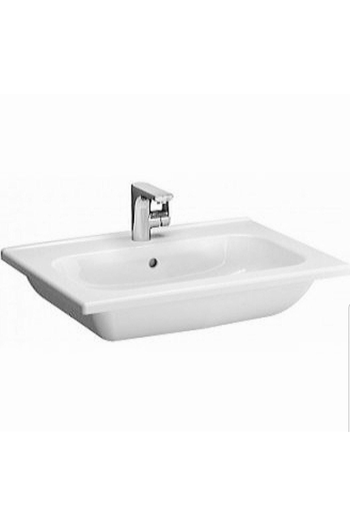 VitrA D-light Etajerli Lavabo 60 Cm - 5918b003-6106 (tezgah Üstü Veya ...