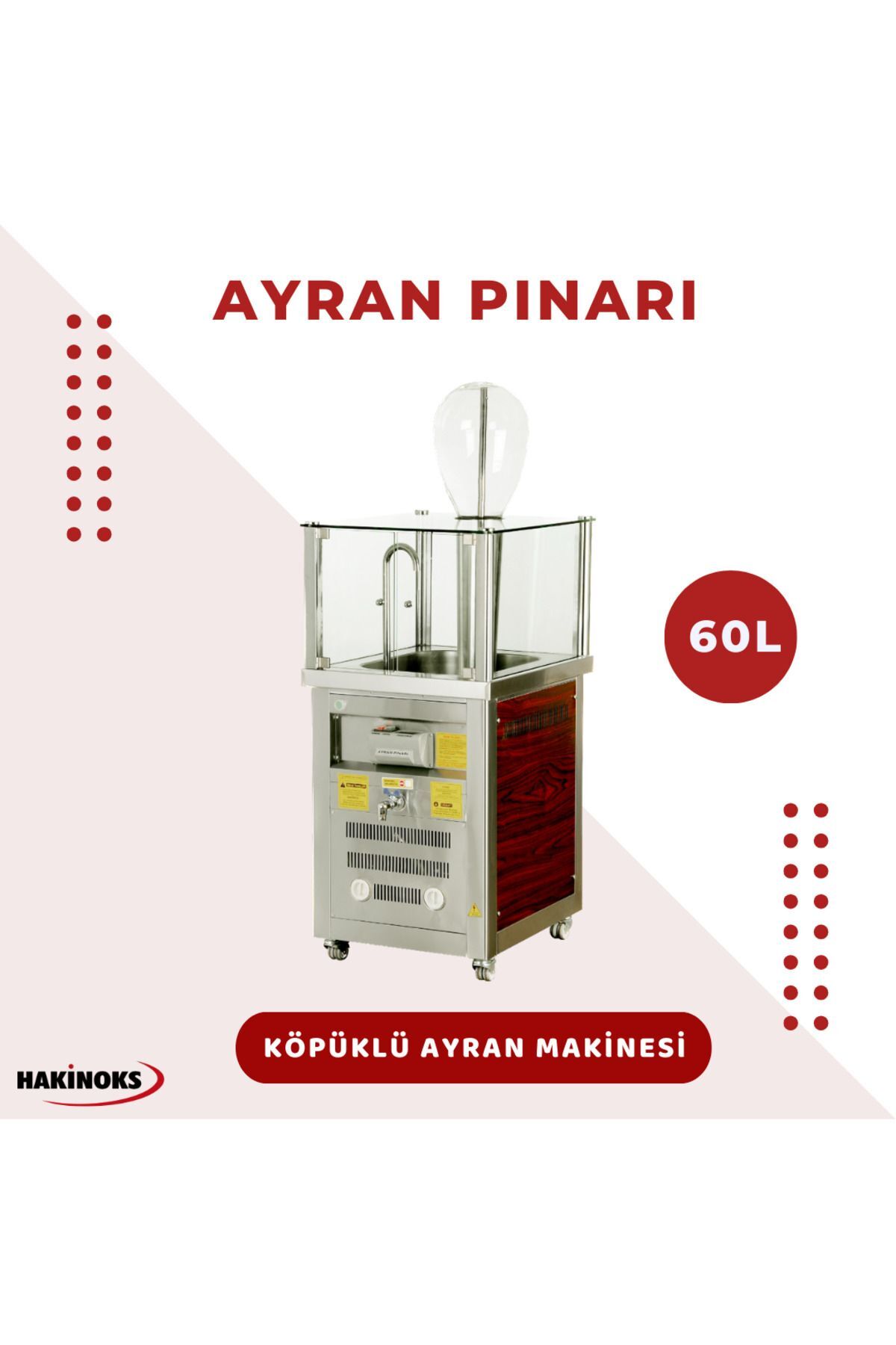 HAKİNOKS Köpüklü Ayran Makinesi 60l Fiyatı, Yorumları - Trendyol