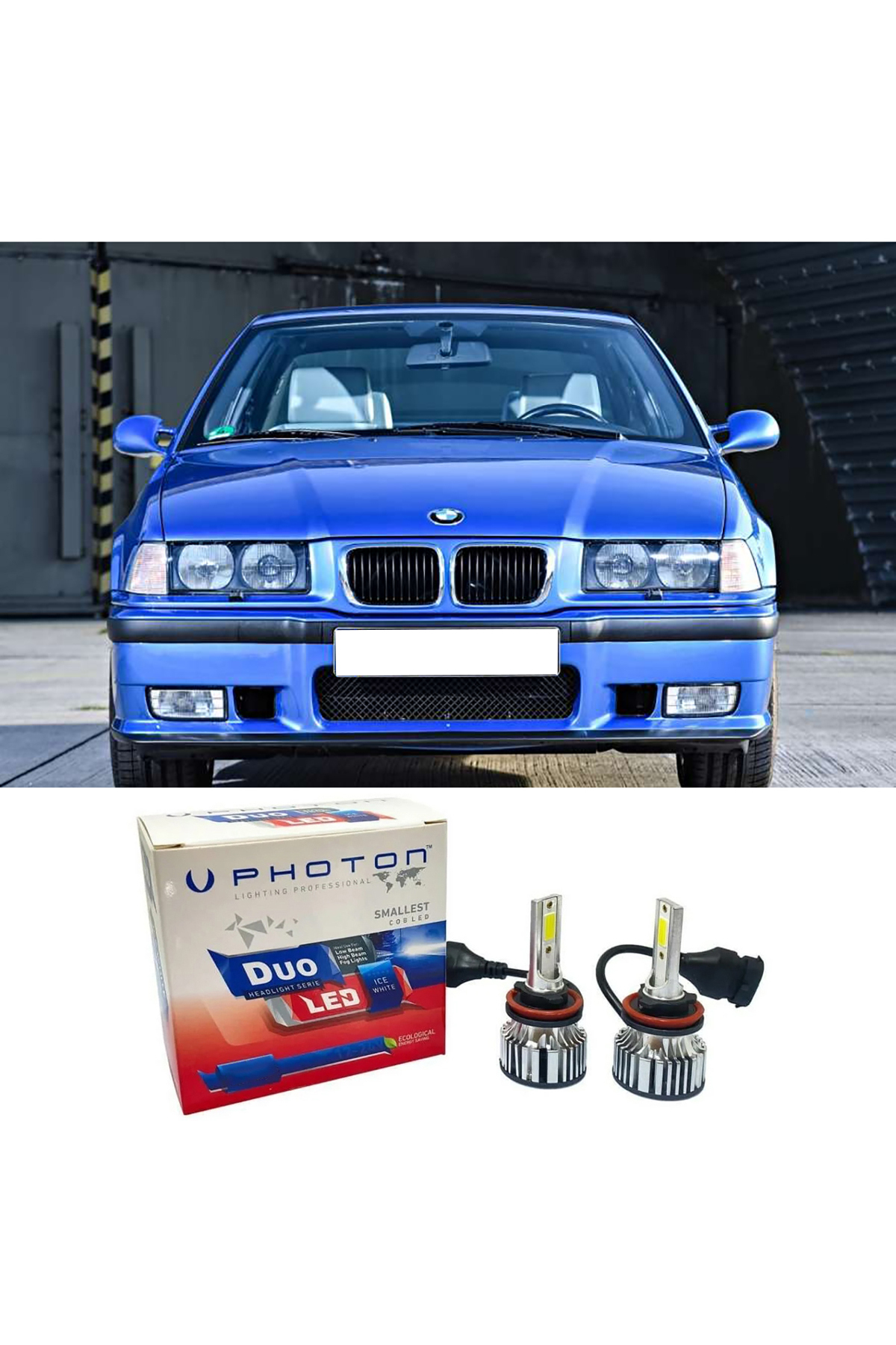 Photon Bmw E36 Led Xenon Uzun Far Ampulü H7 Duo Yeni Seri Beyaz 1996 ...
