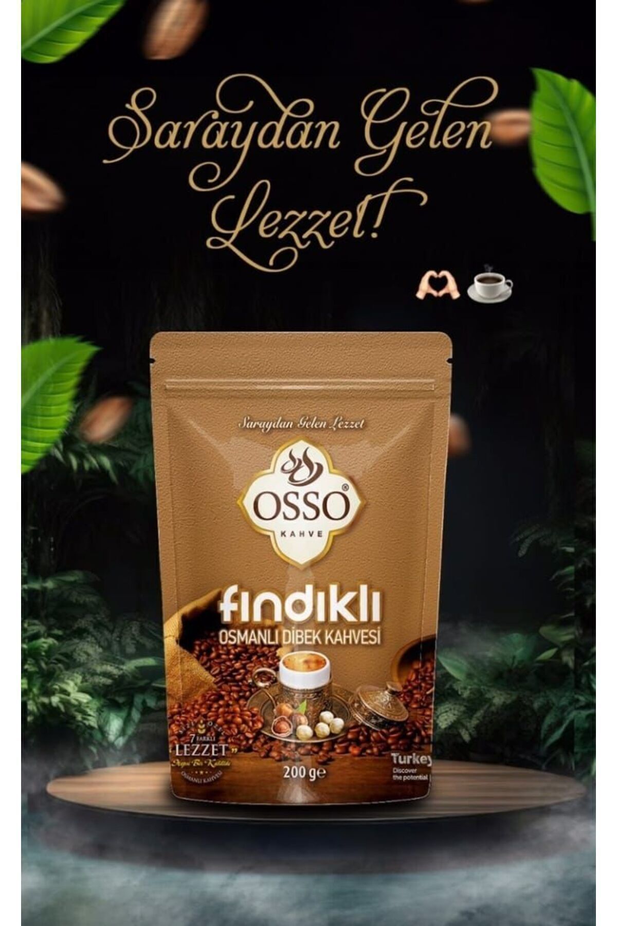 Osso LRS OSSO FINDIKLI OSMANLI DİBEK KAHVE 200 GR. - Fiyatı, Yorumları