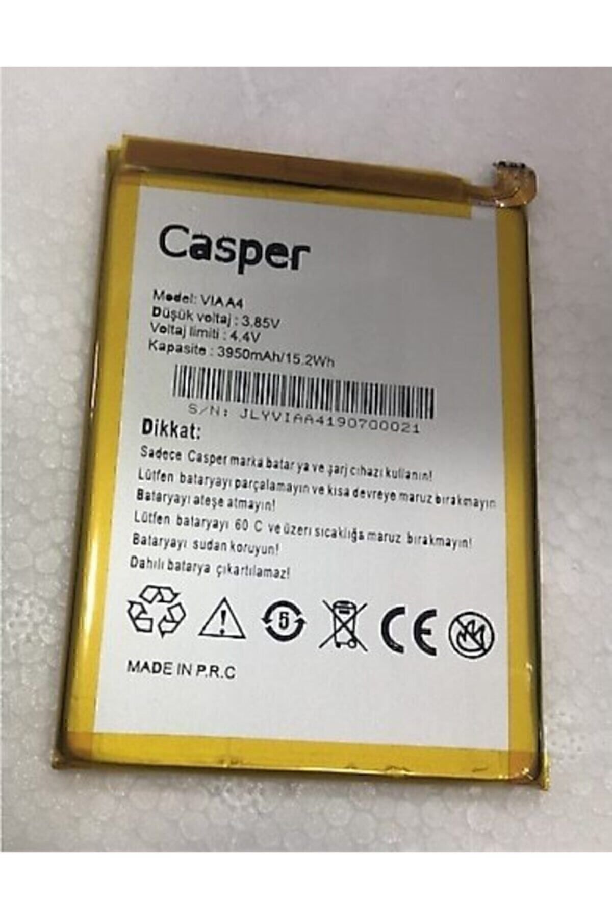 CASPER Via A4 Batarya Pil Fiyatı, Yorumları - Trendyol