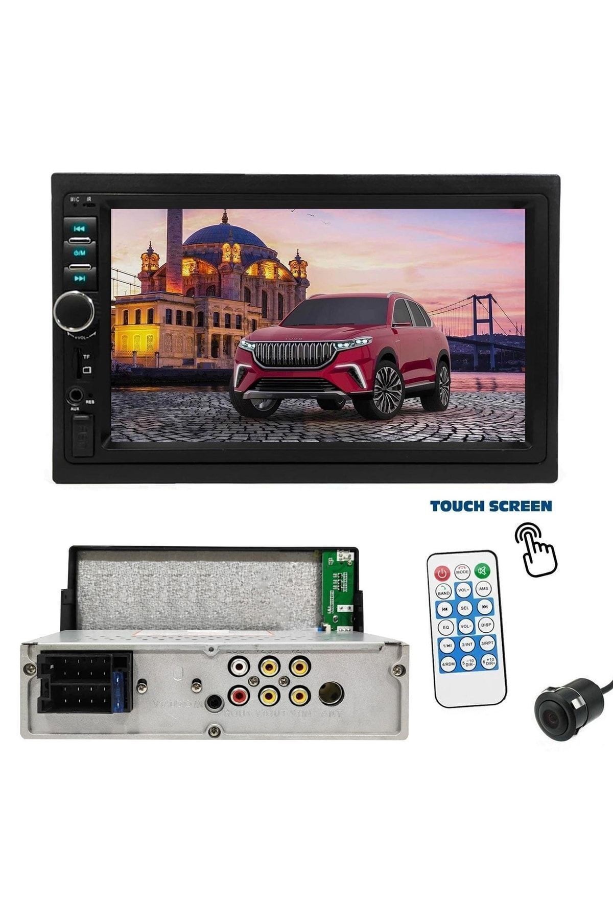 Şahin Double Teyp 7 4x50w Bt/usb/sd/fm/aux Kamera Hediye -tofaş Uyumlu - Fiyatı, Yorumları