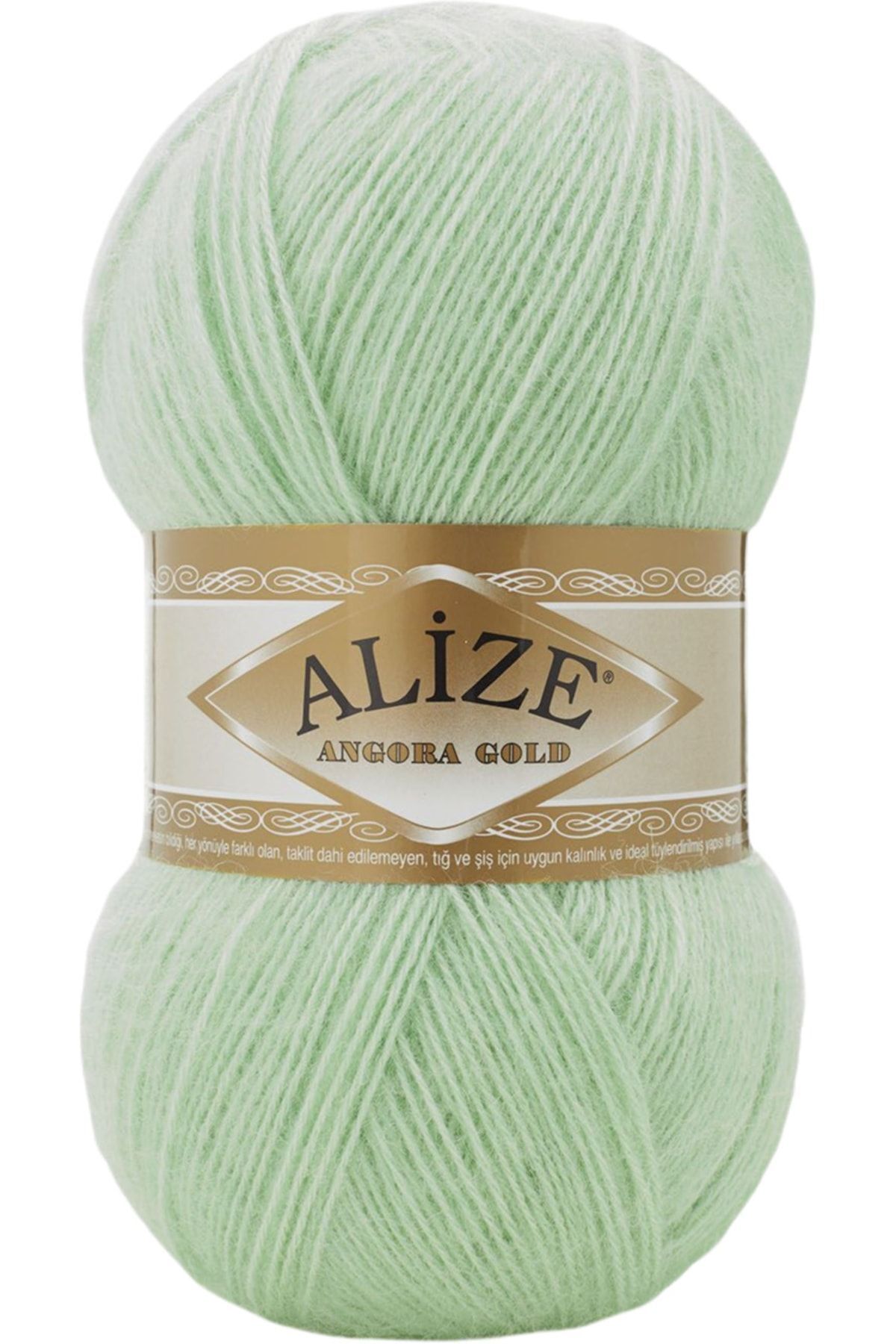 Alize Angora Gold El Örgü Ipi Ipliği Yünü Renk Kodu:842-nil Yeşili ...