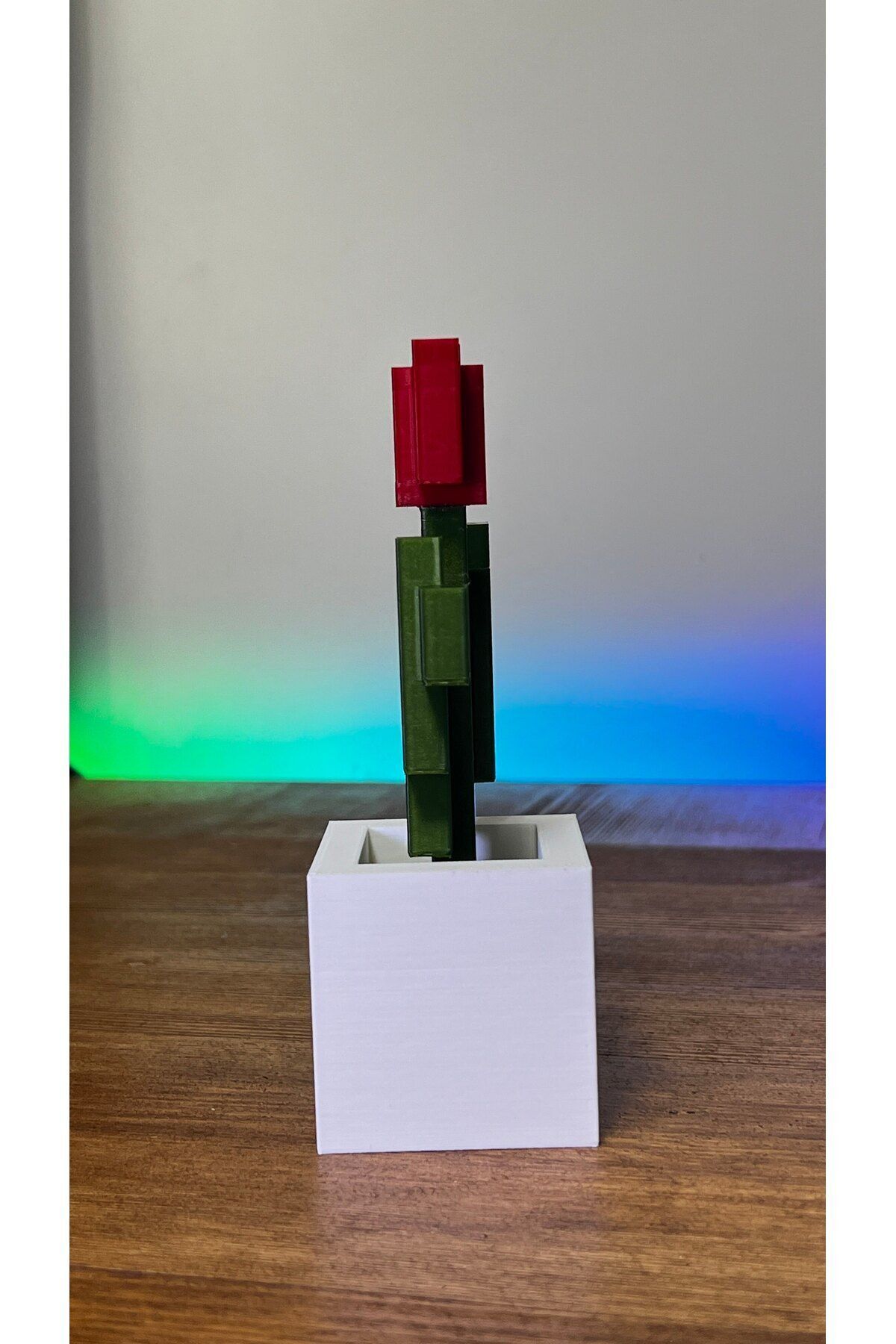 Shaddshop Minecraft Red Flower Pot Figure - Trendyol