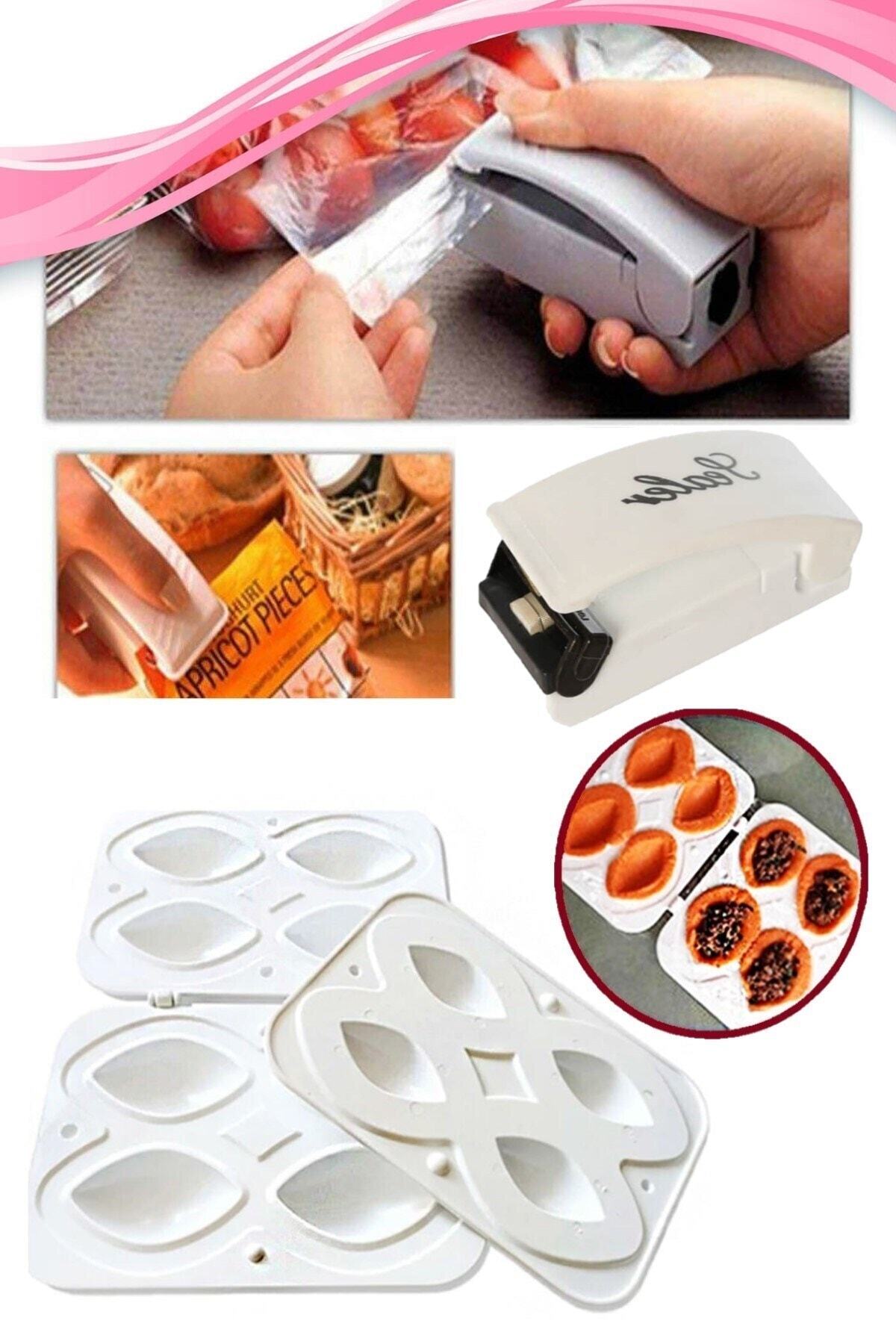 Ax Axentia Içli Köfte Yapma Aparatı Kalıbı Ve Poşet Ağzı Kapatıcı ...