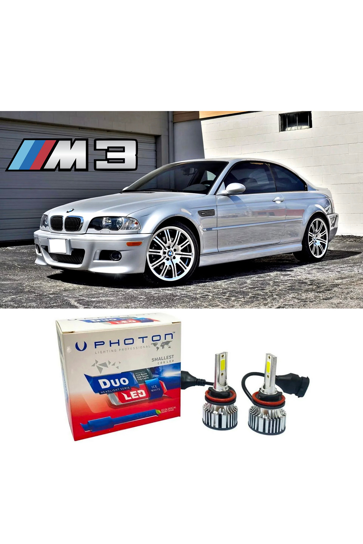 Photon Bmw E46 Led Xenon Kısa Far Ampulü H7 Duo Yeni Seri Beyaz Fiyatı ...