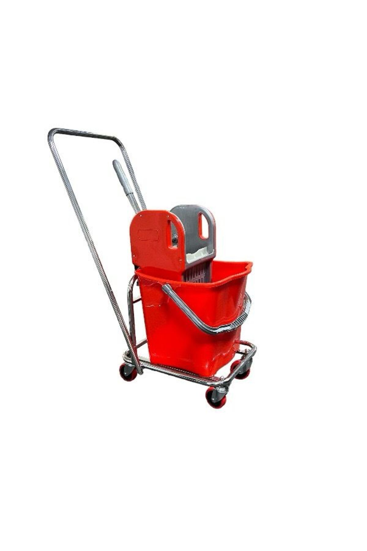 MCK Plus Tek Kovalı Krom Temizlik Arabası Ve Paspas Arabası Temizlik ...