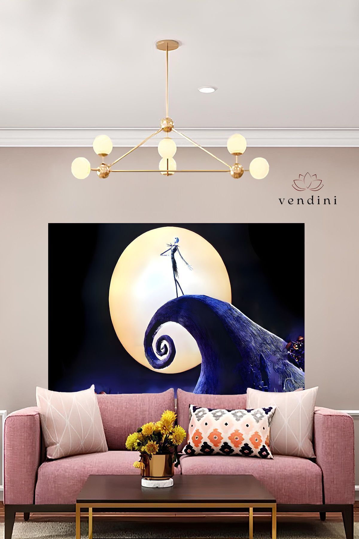 Vendini Nightmare Before Cristmas Duvar Örtüsü / Halısı ( 1. Sınıf ...
