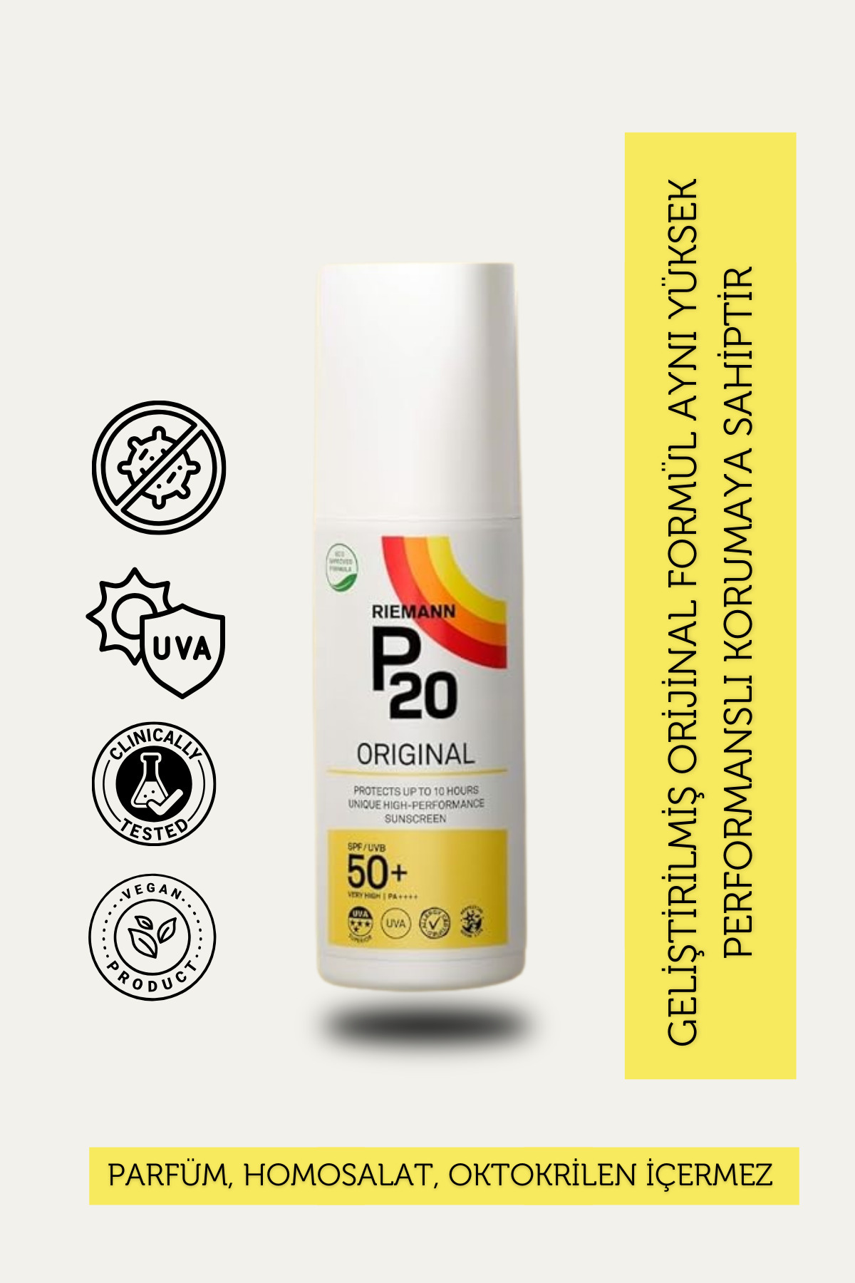 Riemann P20 Orijinal Spf 50 100 ml Güneş Kremi - Fiyatı, Yorumları