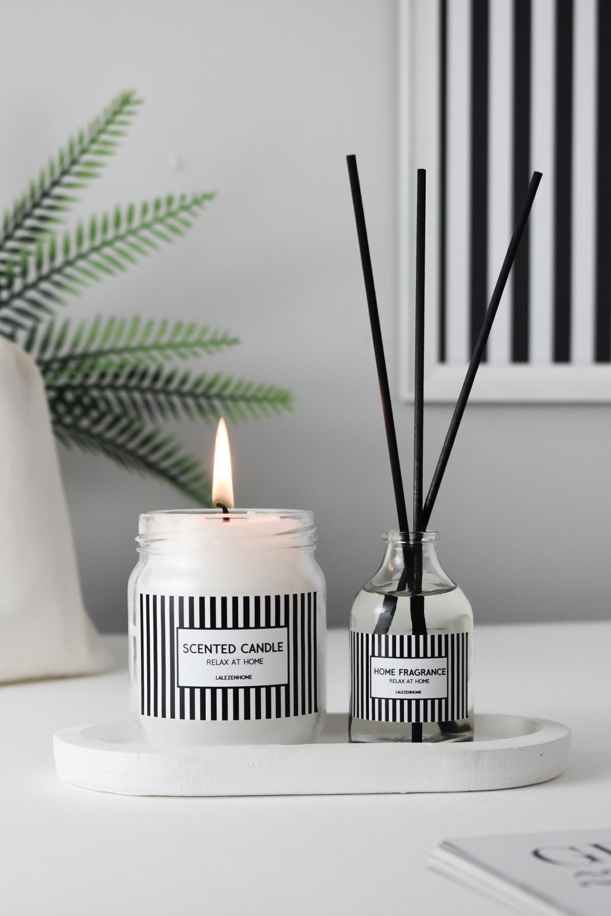 LALEZEN HOME LİNE ÇİÇEKLİ KOKULAR SERİSİ KOKU & MUM SET Fiyatı ...