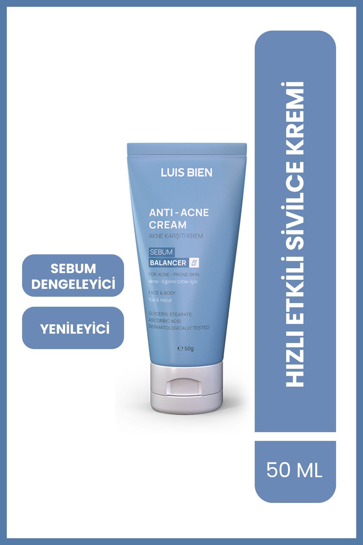 Luis Bien Sivilce Kremi – Hızlı Etki, Akne ve Leke Karşıtı Bakım ...