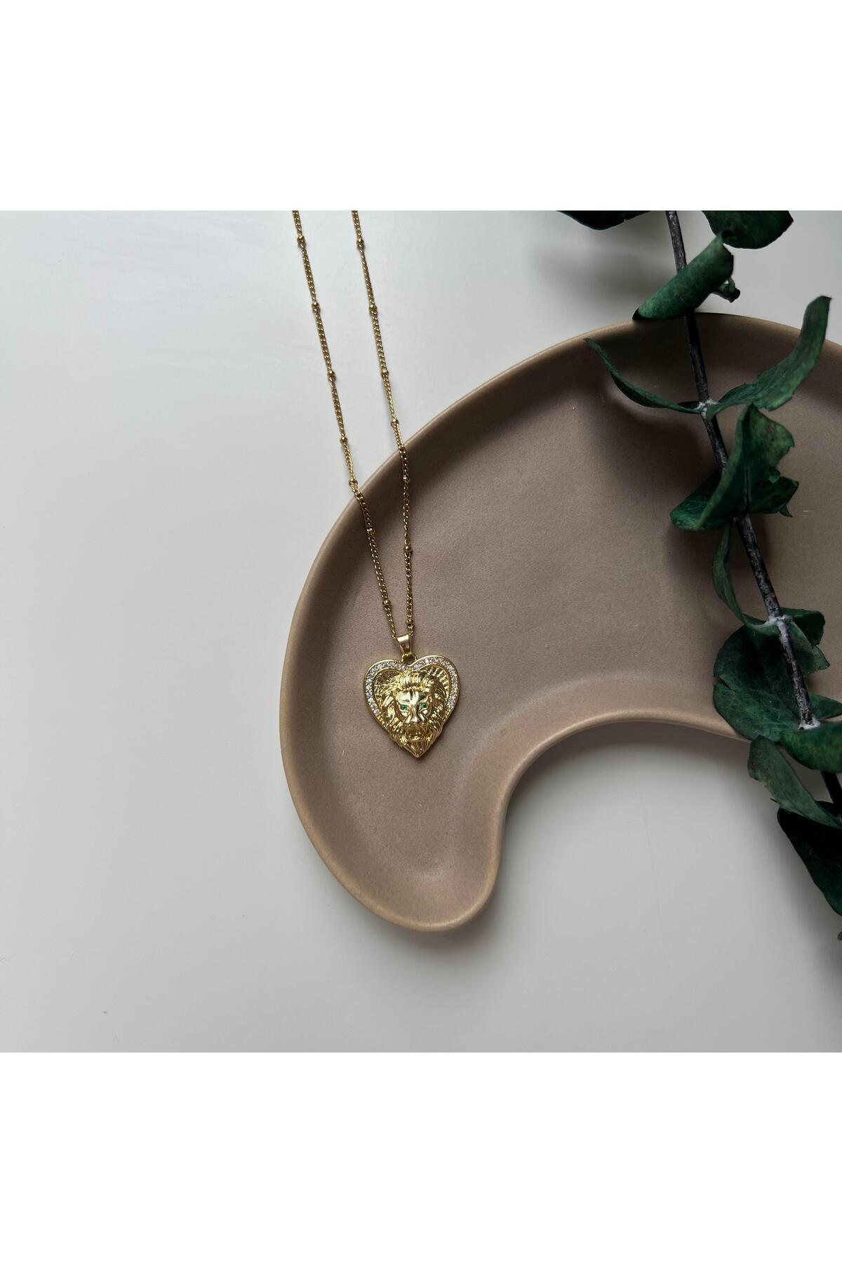 Alice İsstanbul Çelik Kalp Aslan Kolye Fiyatı, Yorumları - Trendyol