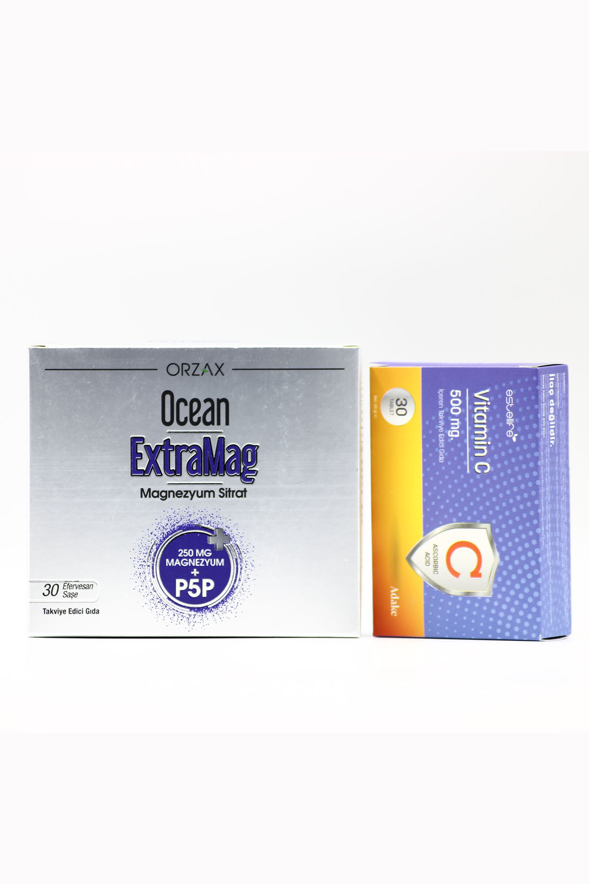 Ocean ExtraMag Magnezyum Sitrat Efervesan 30 Saşe Vitamin C 500mg ...