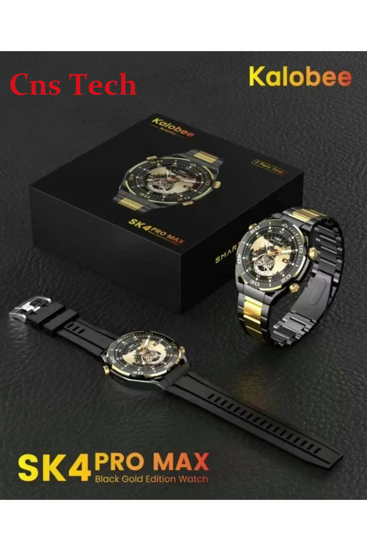 Cns Tech Amoled Ekranlı Ultimate Edition Watch 4 Pro Max Akıllı Saat Sk4 Pro Max Metal Kordon ...