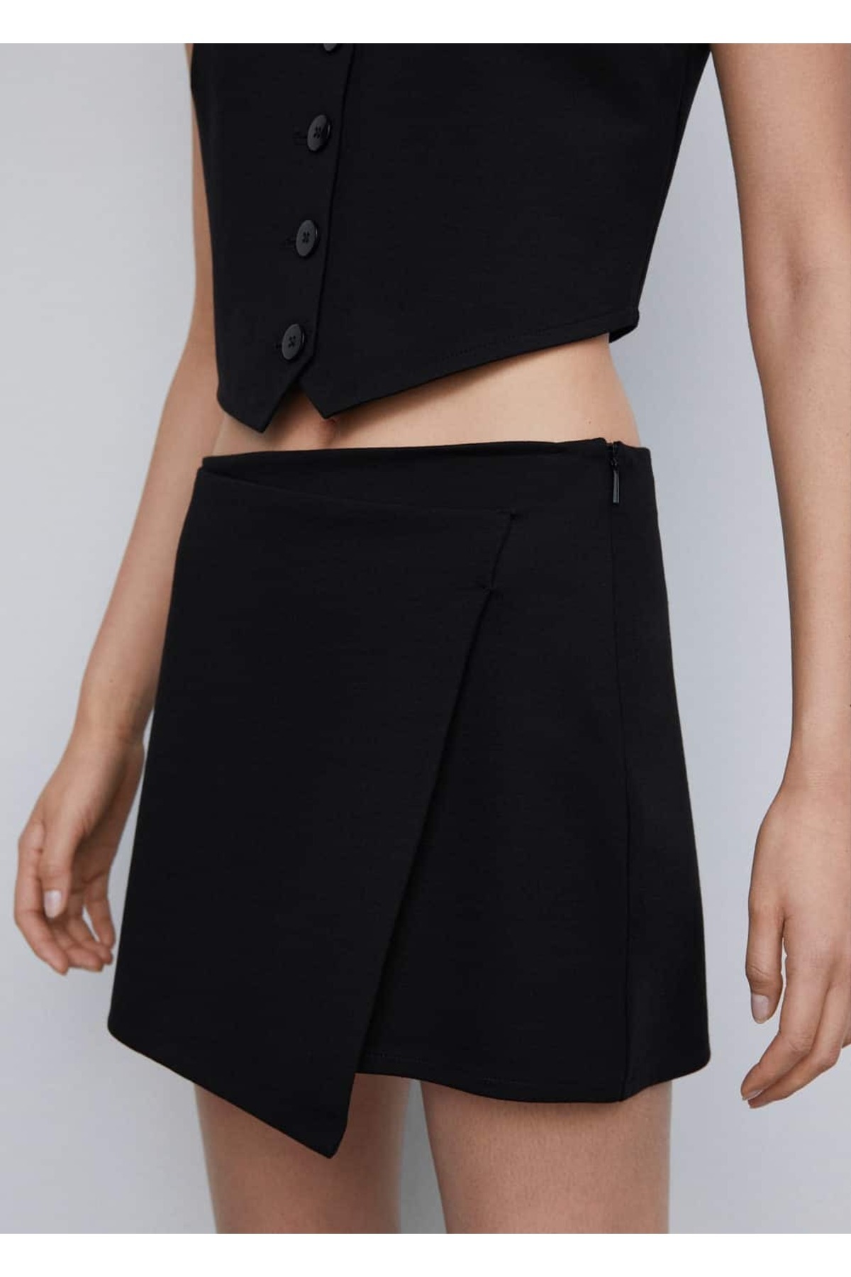 MANGO Dokuma çapraz mini etek Fiyatı, Yorumları - Trendyol