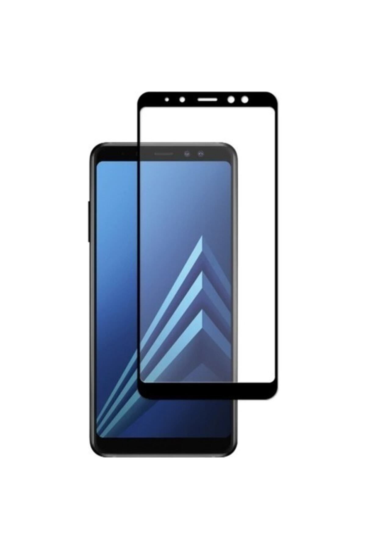 aheaks Samsung Galaxy A8 2018 Kırılmaz Cam Tam Kaplayan Ekran Koruyucu ...