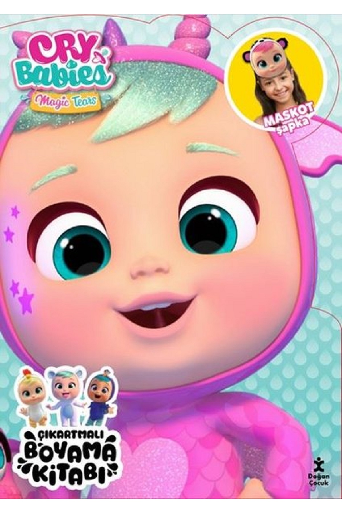Doğan Çocuk Cry Babies Magic Tears-Çıkartmalı Boyama Kitabı-Maskot ...
