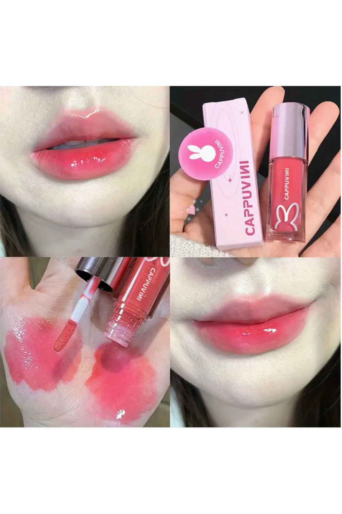 cappuvini Hydrating Lip Care Oil - Natural Moisturizing Gloss ...