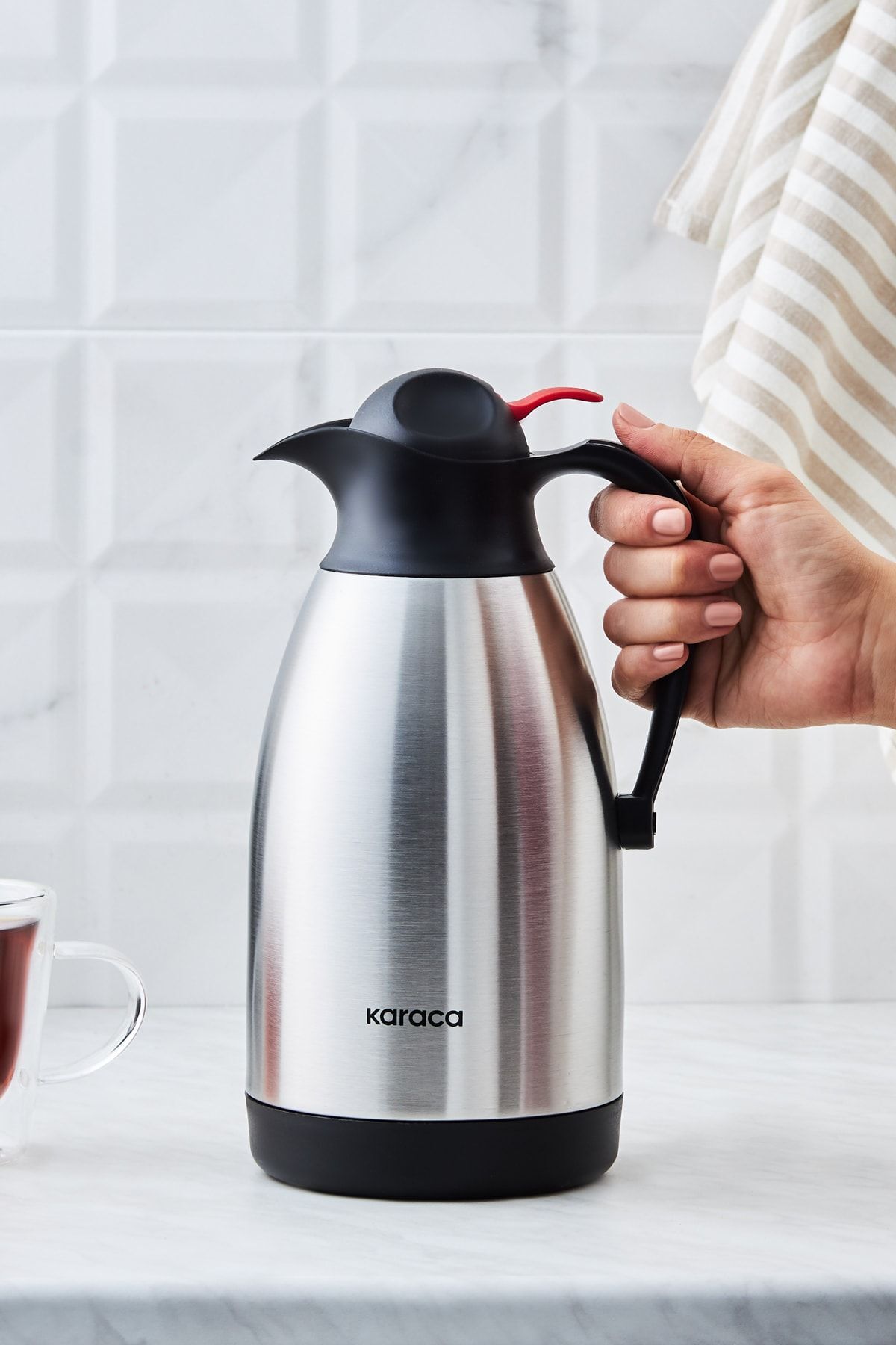 Karaca Gri Clark Inox Termos 2 L İçecek 2 L Çelik - Fiyatı, Yorumları