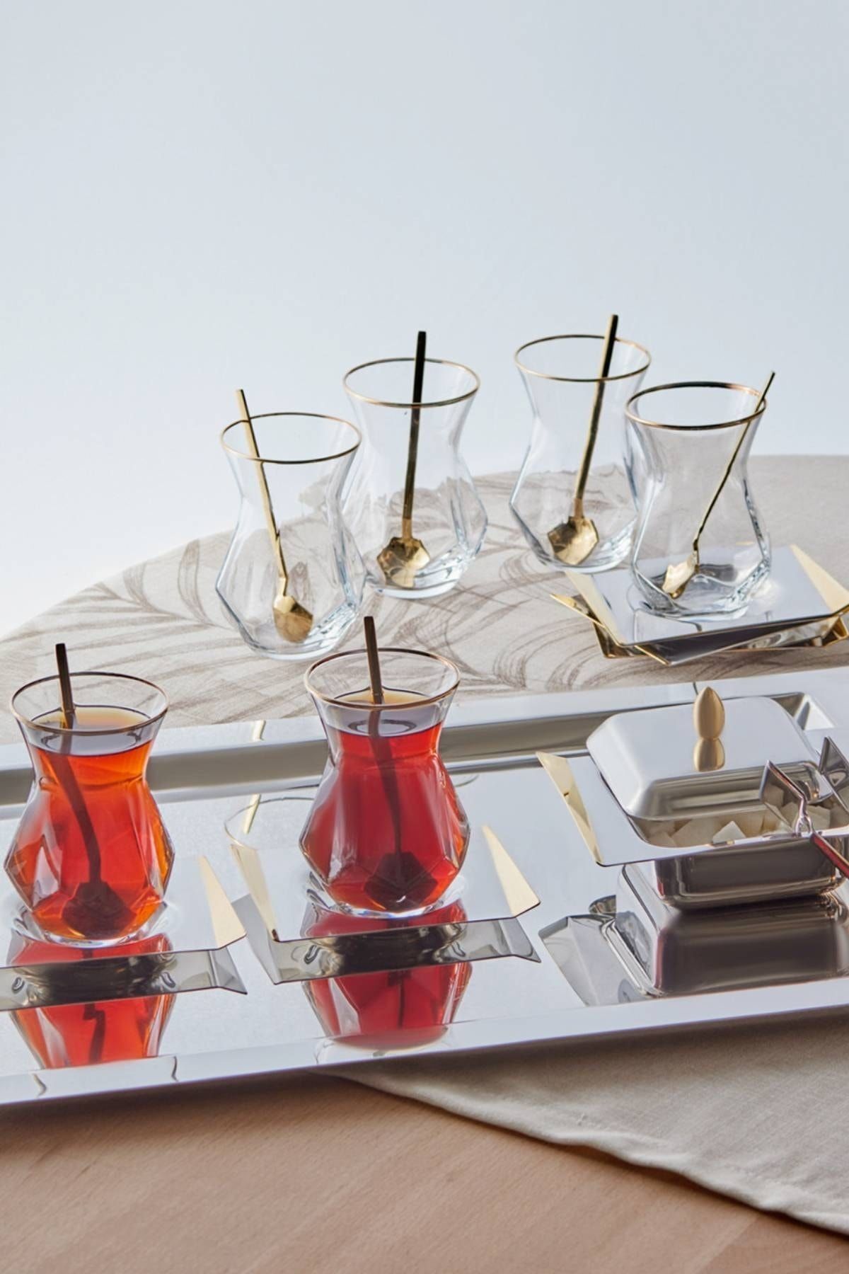 Karaca Arya 40 Parça 12 Kişilik Çay Seti. - Fiyatı, Yorumları