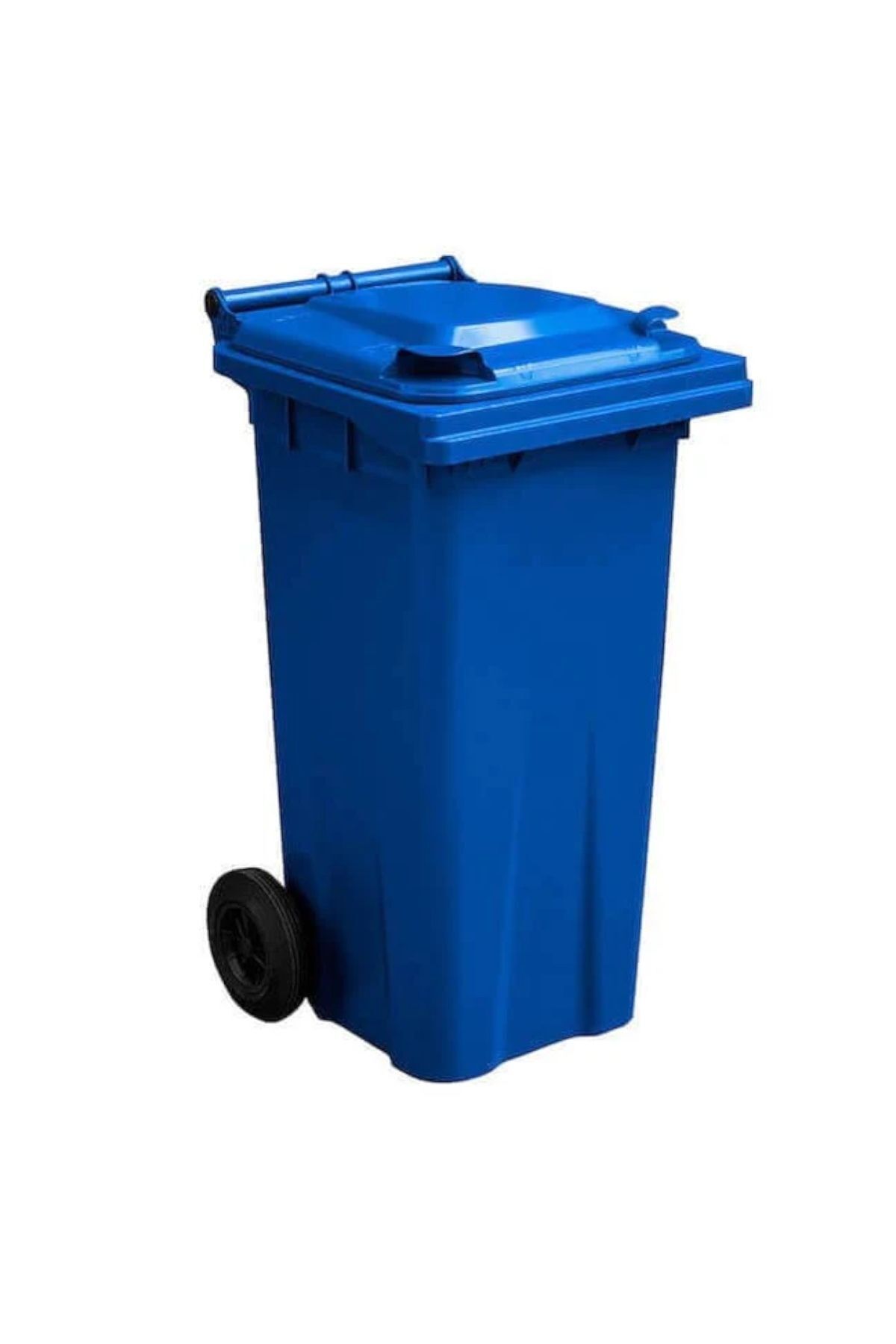MCK Plus MAVİ Plastik Çöp Konteyneri 120 Litre Konteyner - A+ Isıya ...