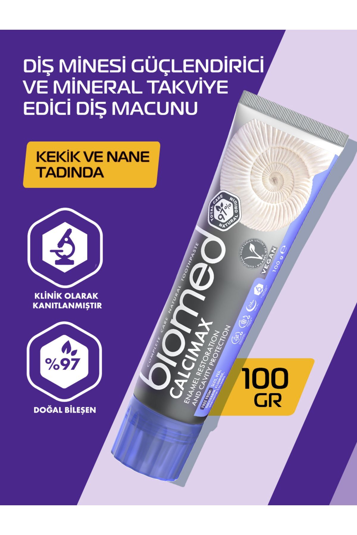Biomed Calcimax Tooth Enamel Strengthening Mineral Boost Toothpaste ...