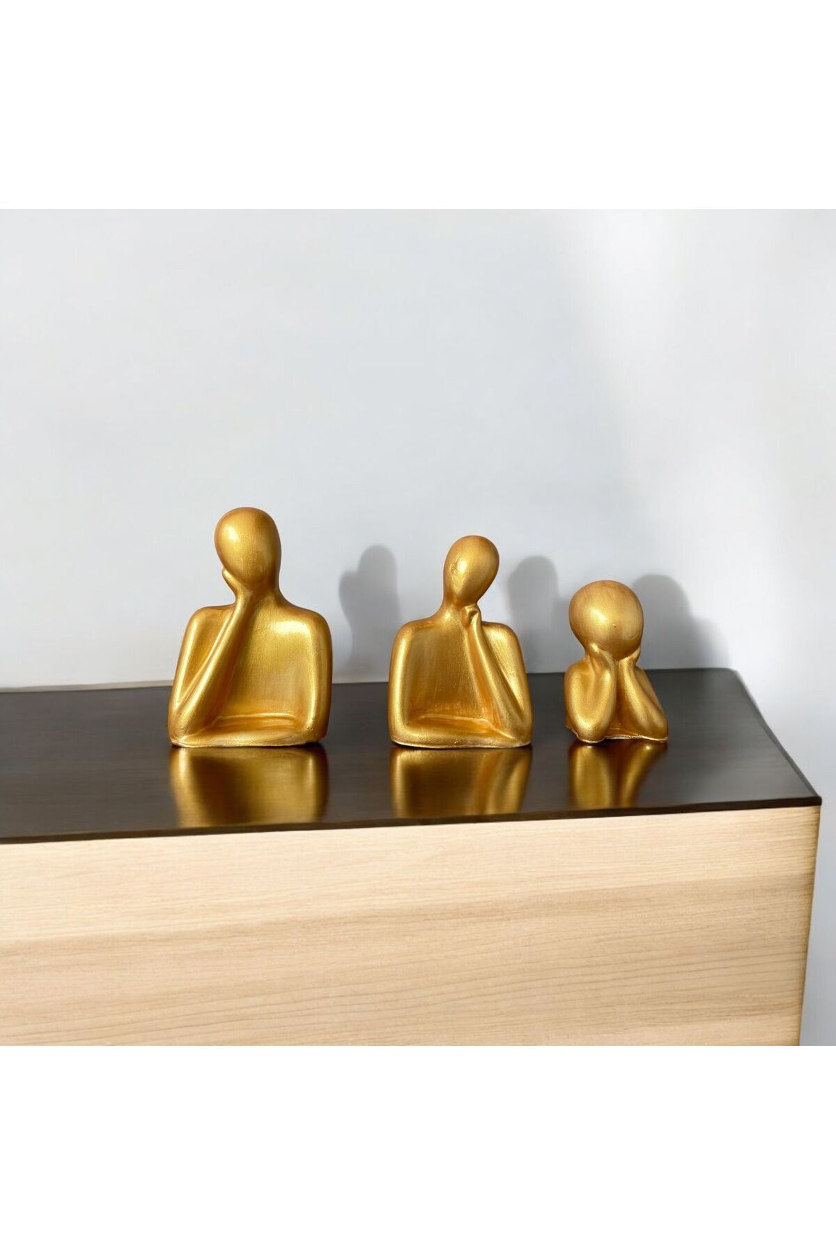 SEULY DESİGNS DÜŞÜNEN BİBLO MİNYATÜR AİLE GOLD Fiyatı, Yorumları - Trendyol